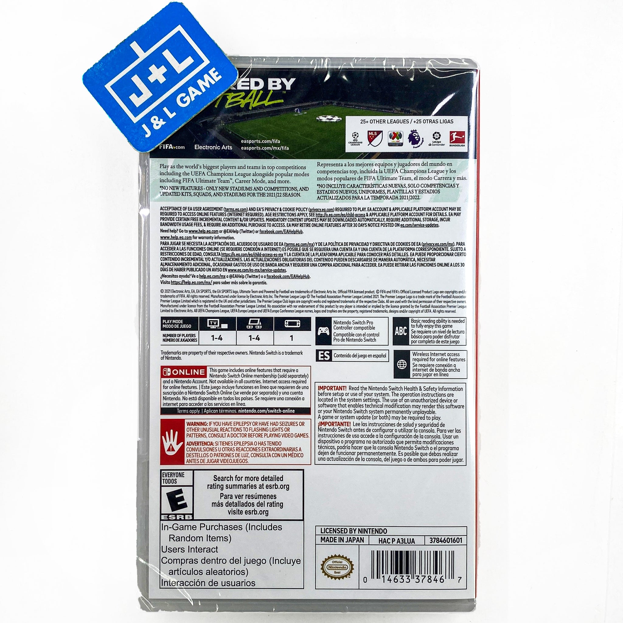 FIFA 22 Legacy Edition - (NSW) Nintendo Switch – J&L Video Games New ...
