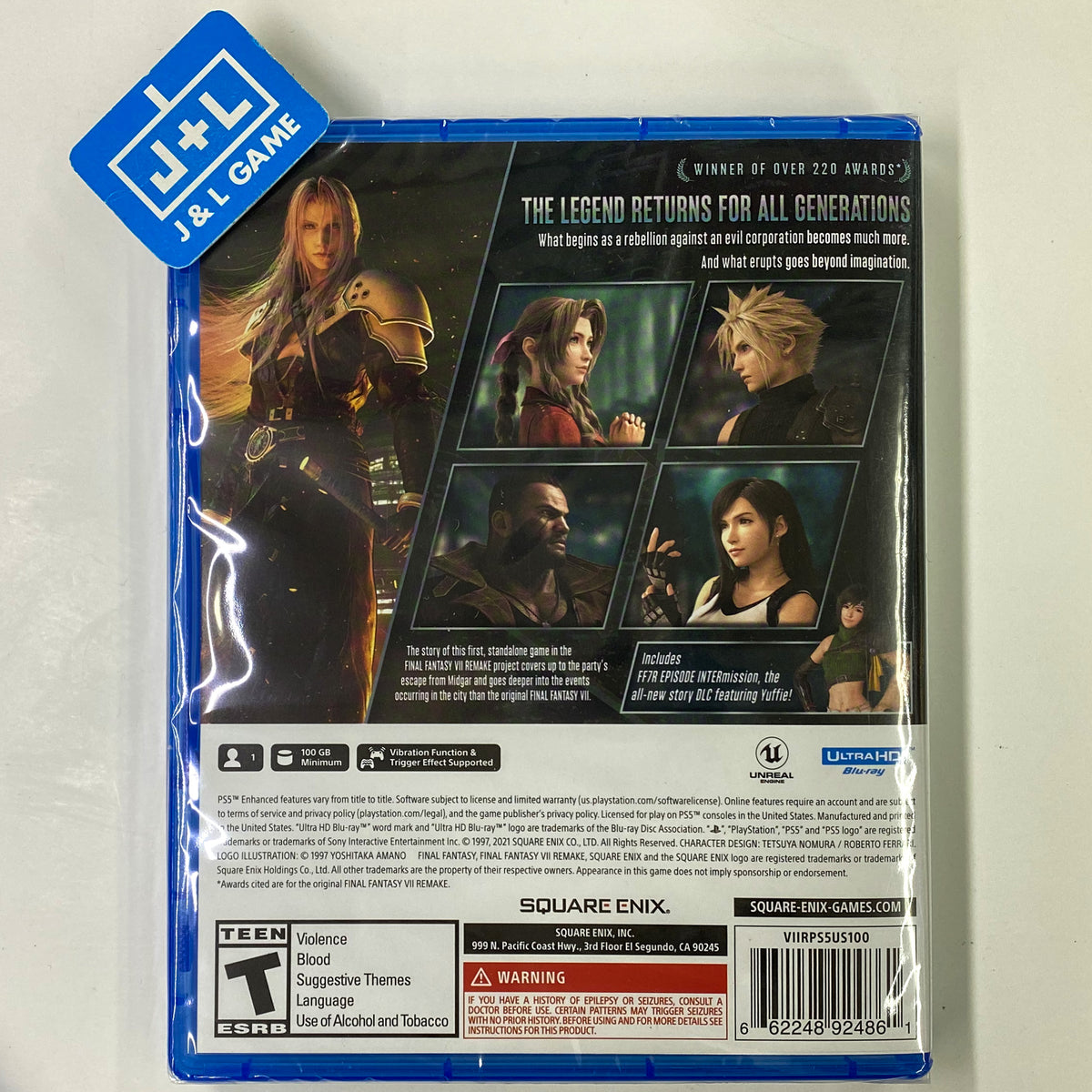 Final Fantasy VII Remake Intergrade - (PS5) PlayStation 5 | J&L Game