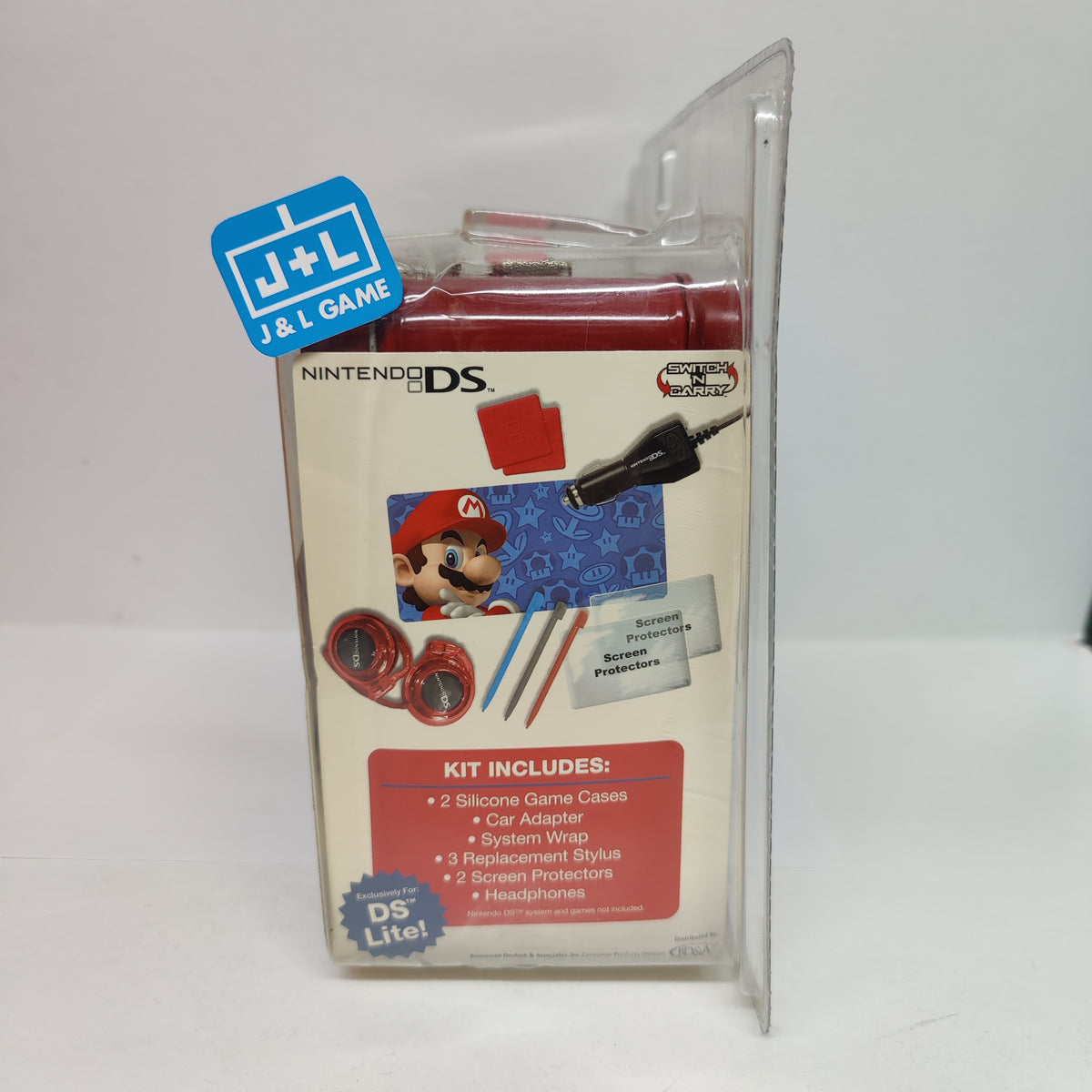 Nintendo DS Lite Mario Accessory Storage Kit - Toys | J&L Game