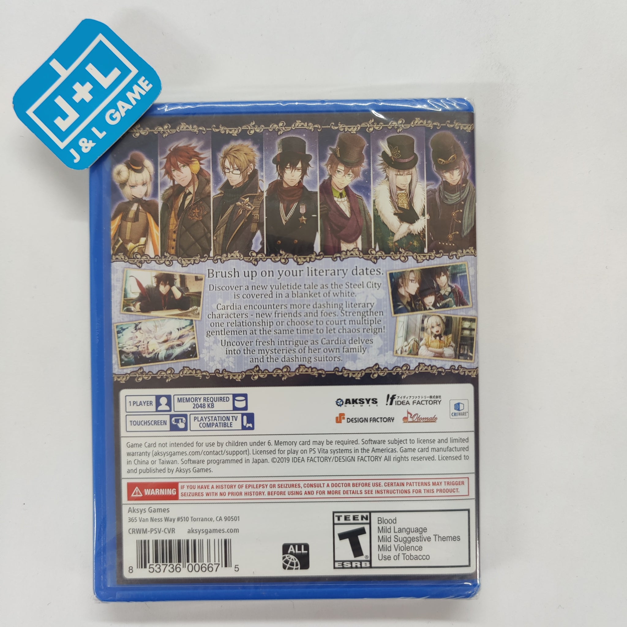 Code:Realize - Wintertide Miracles - (PSV) PlayStation Vita – J&L Video Games New York City