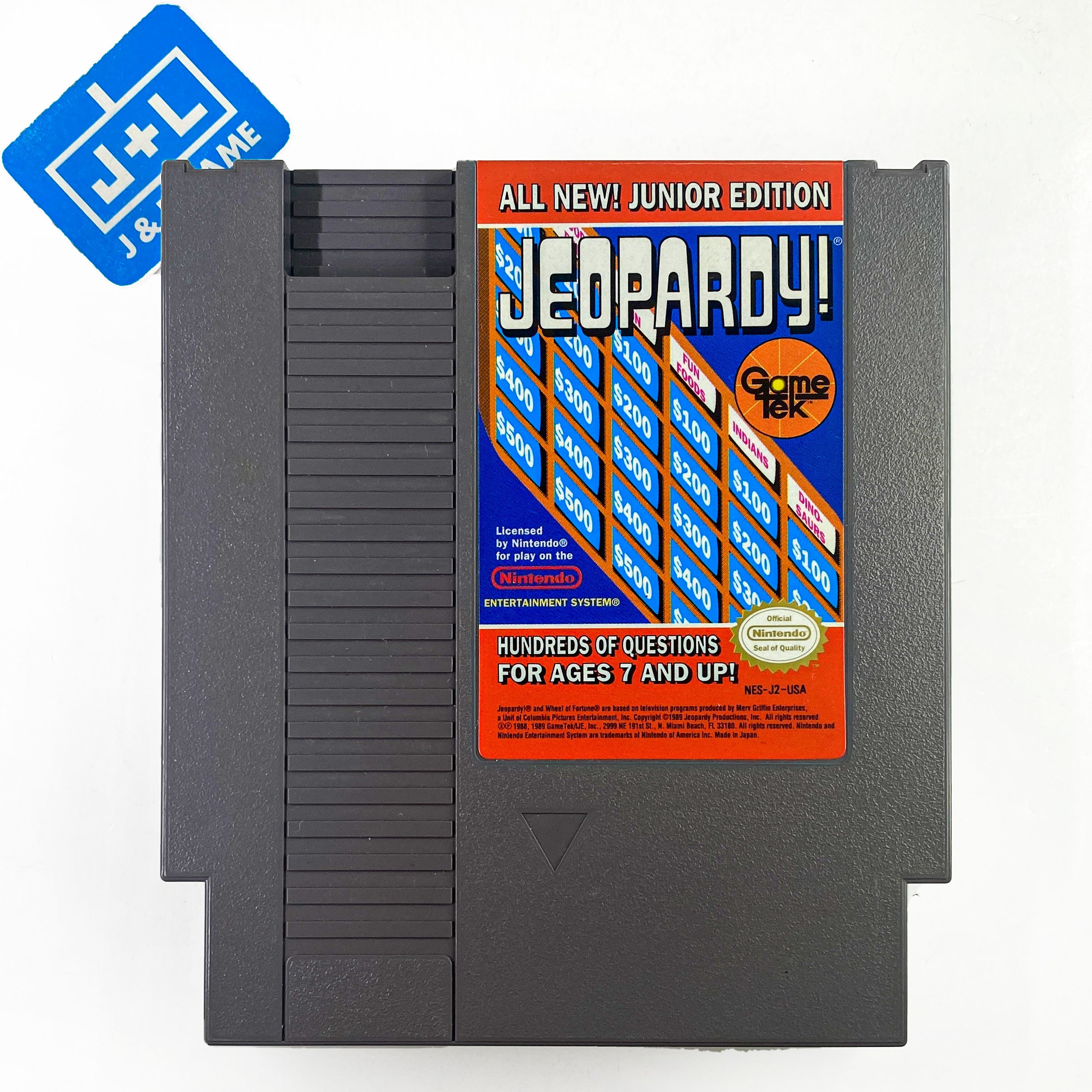 Jeopardy! Junior Edition - (NES) Nintendo Entertainment System [Pre-Ow ...