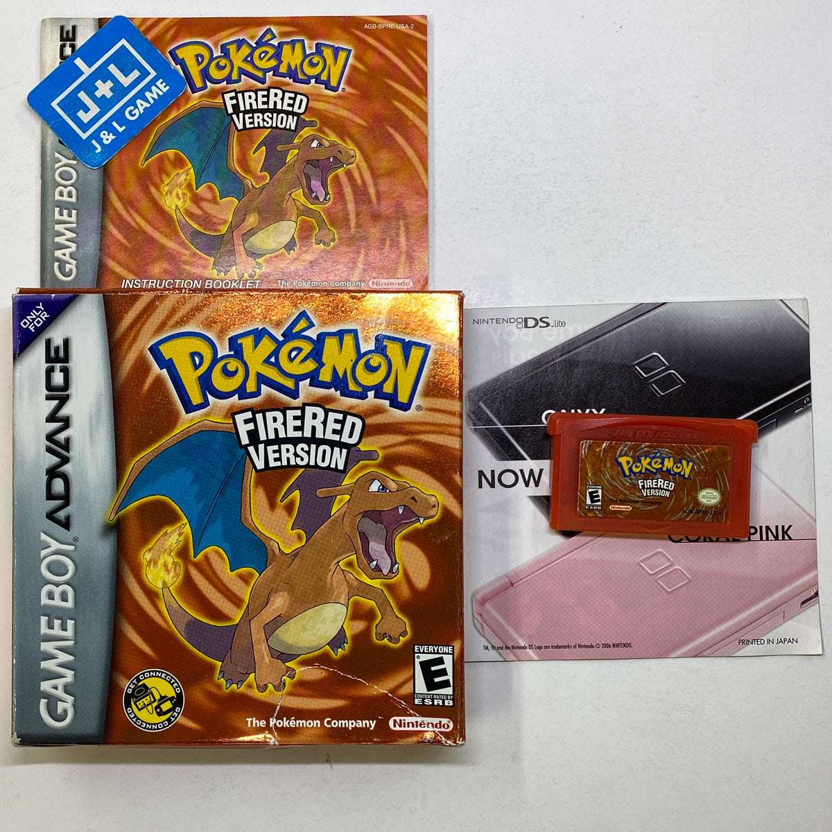 Pokemon FireRed Version - (GBA) Game Boy Advance [Pre-Owned] | J&L Game