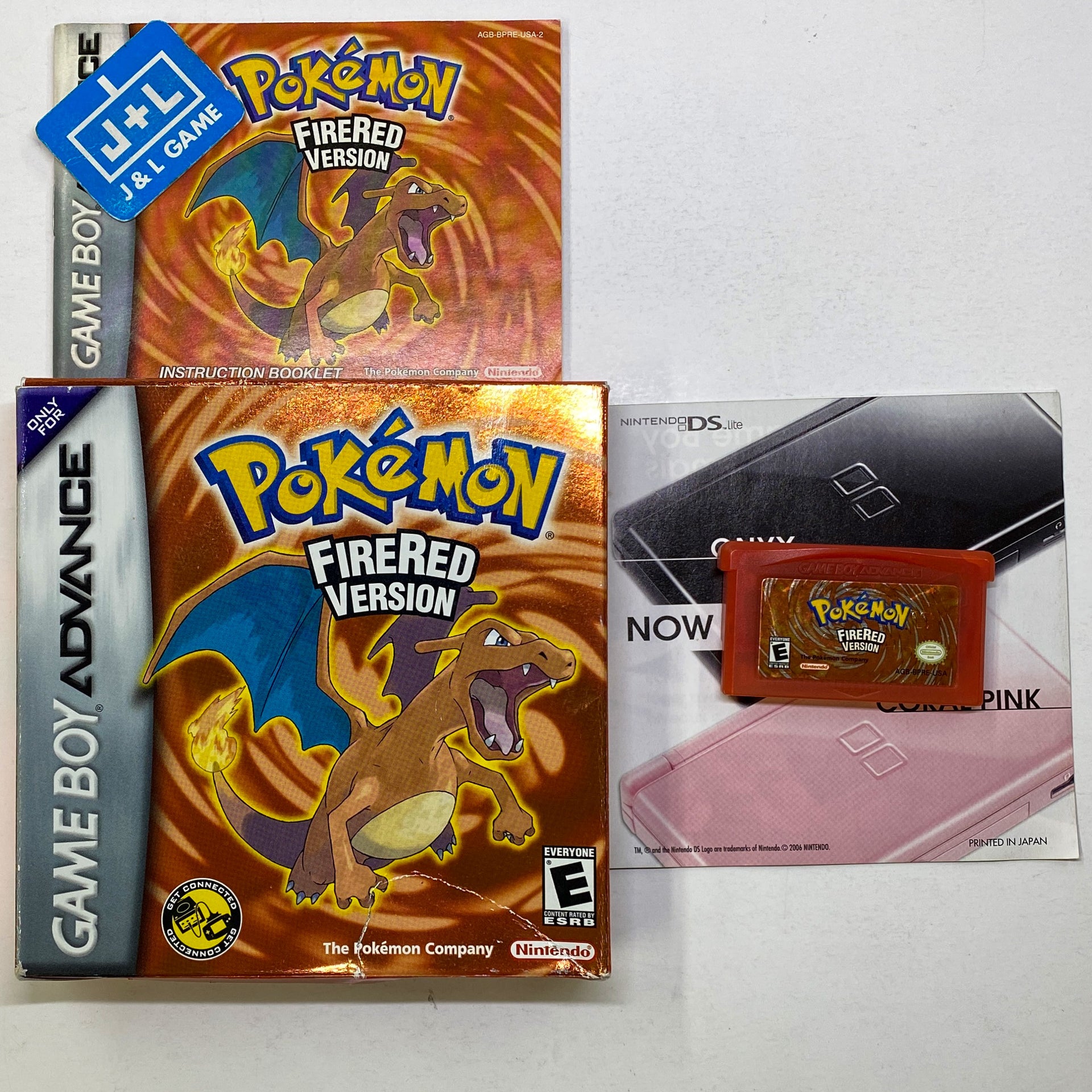 Pokemon FireRed Version - (GBA) Game Boy Advance [Pre-Owned] | J&L Game