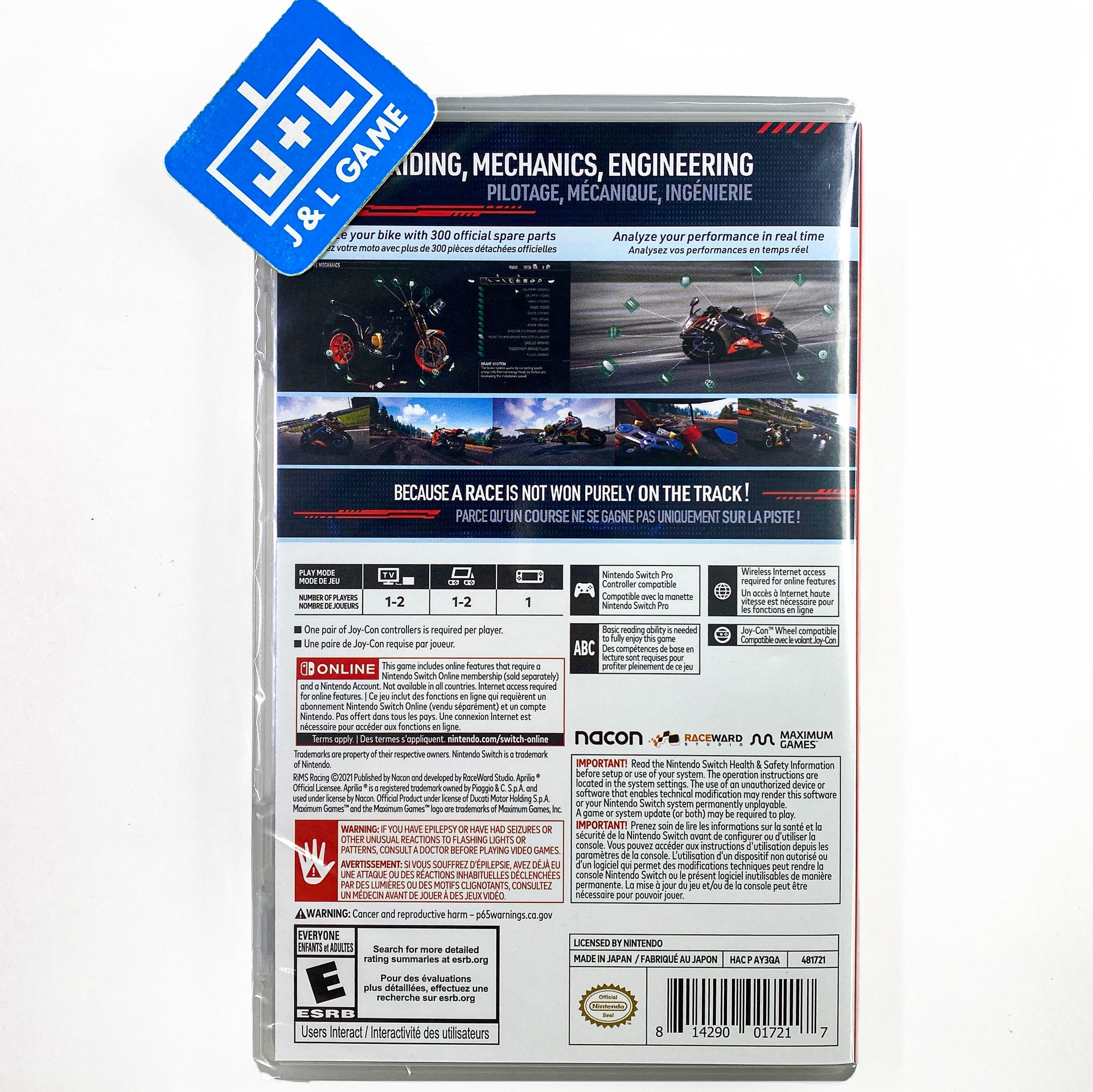 RiMS Racing - (NSW) Nintendo Switch | J&L Game