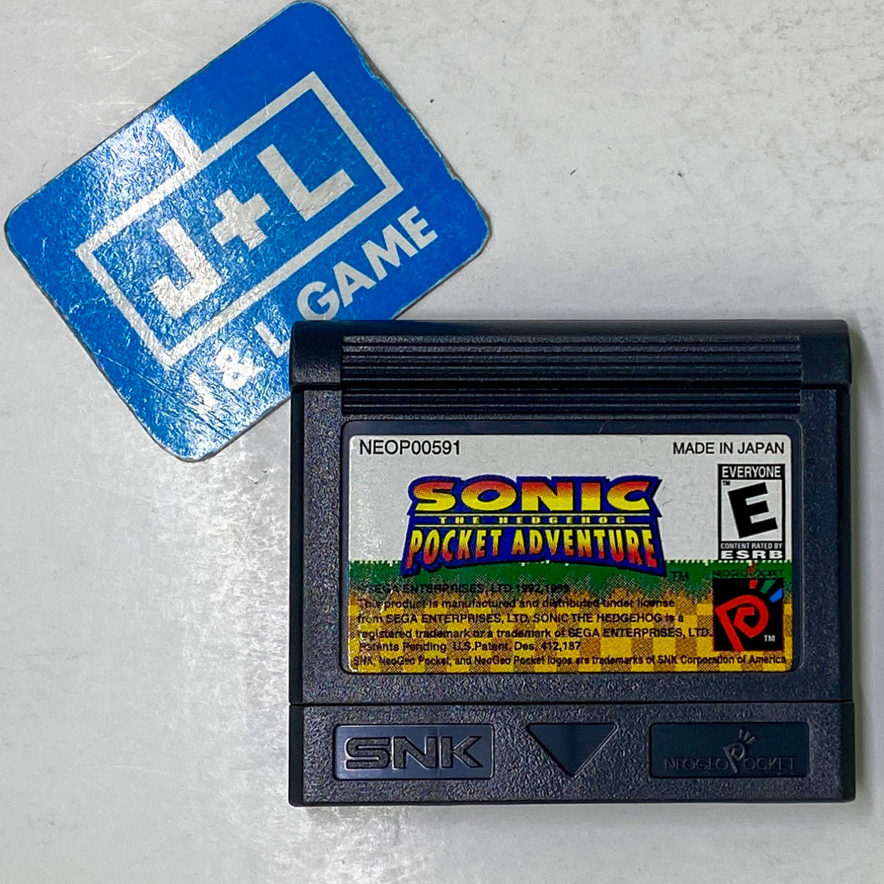 Sonic The Hedgehog Pocket Adventure [loose] For Neo Geo, 11/29/2023