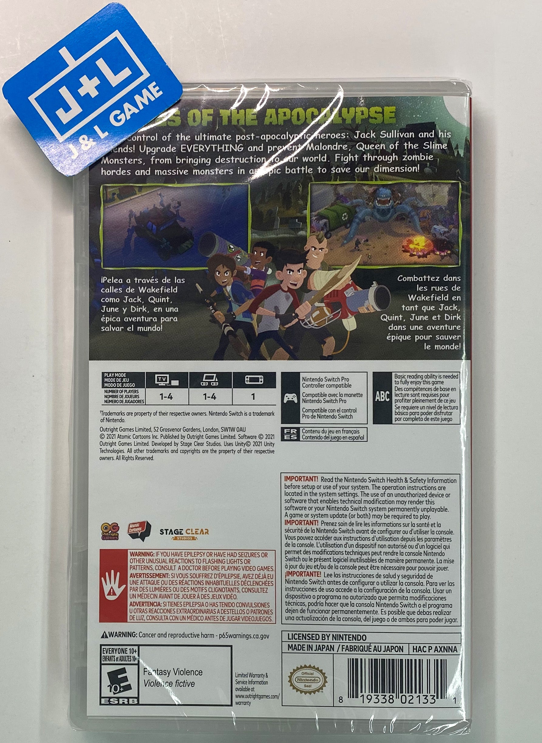 The Last Kids On Earth and the Staff of Doom - (NSW) Nintendo Switch ...