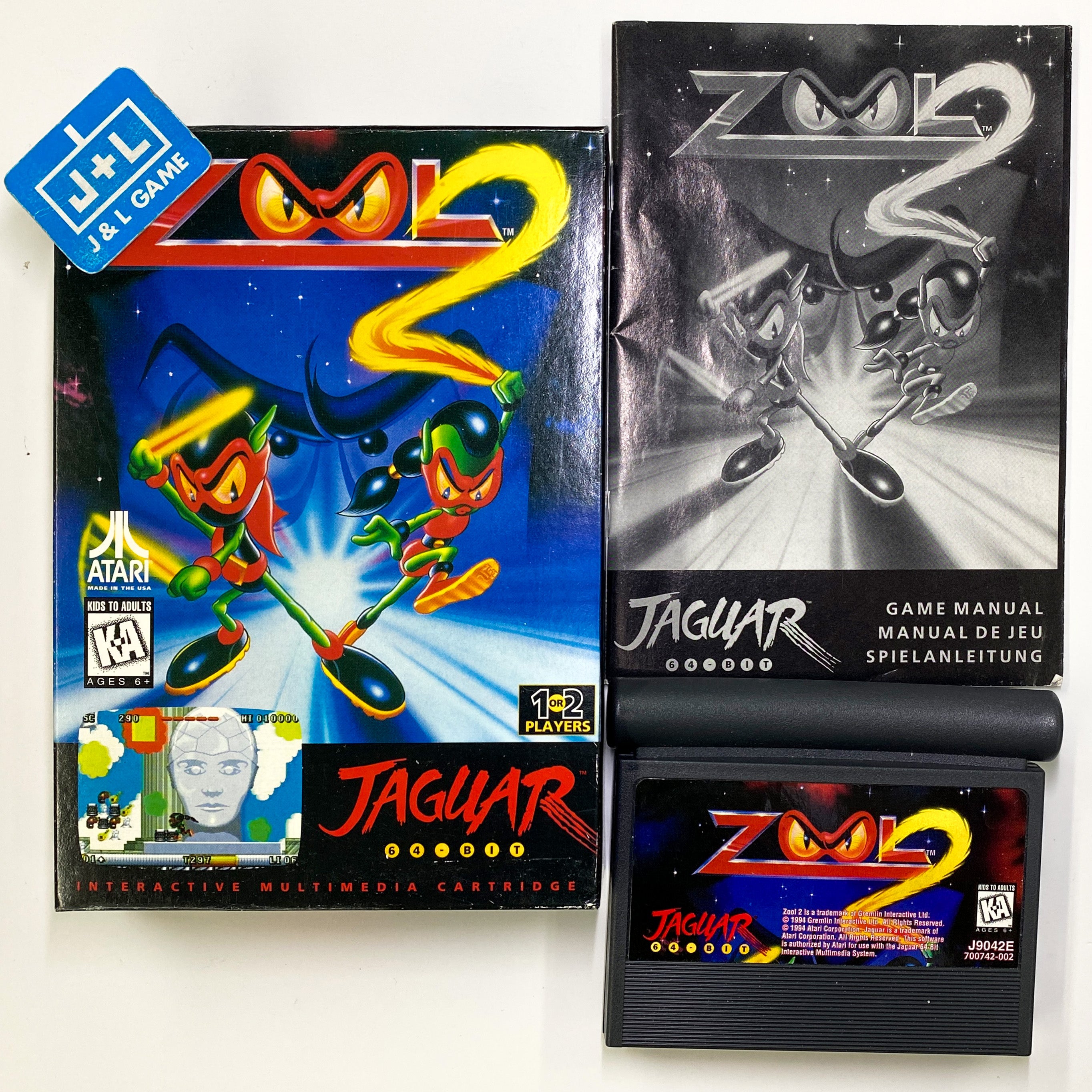 Zool 2 - Atari Jaguar [Pre-Owned] | J&L Game