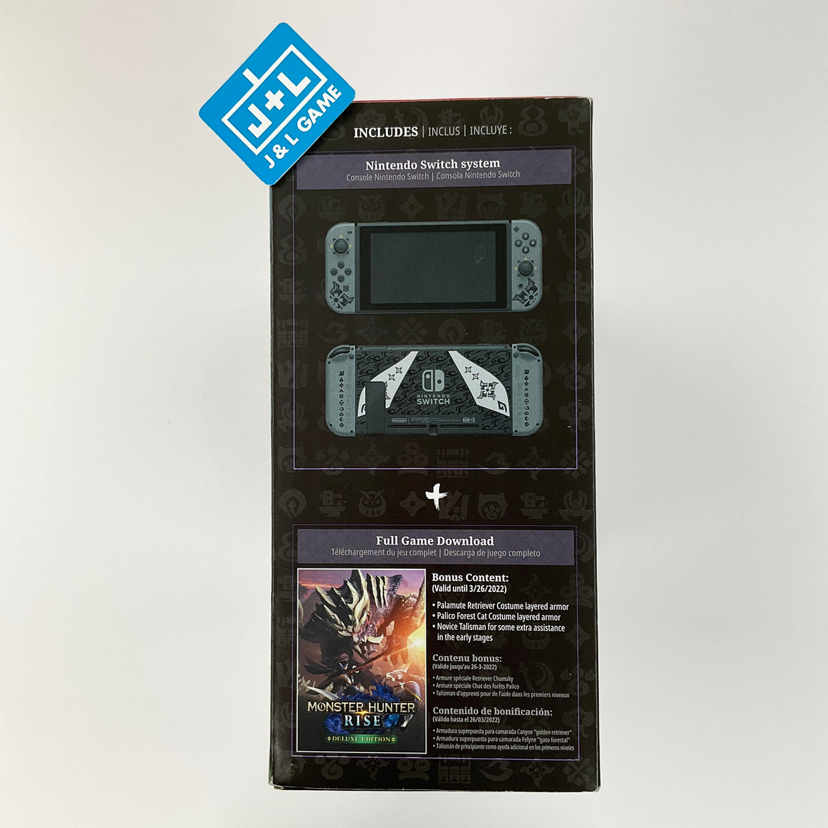 Nintendo Switch Monster Hunter Rise Deluxe Edition System - Nintendo S ...