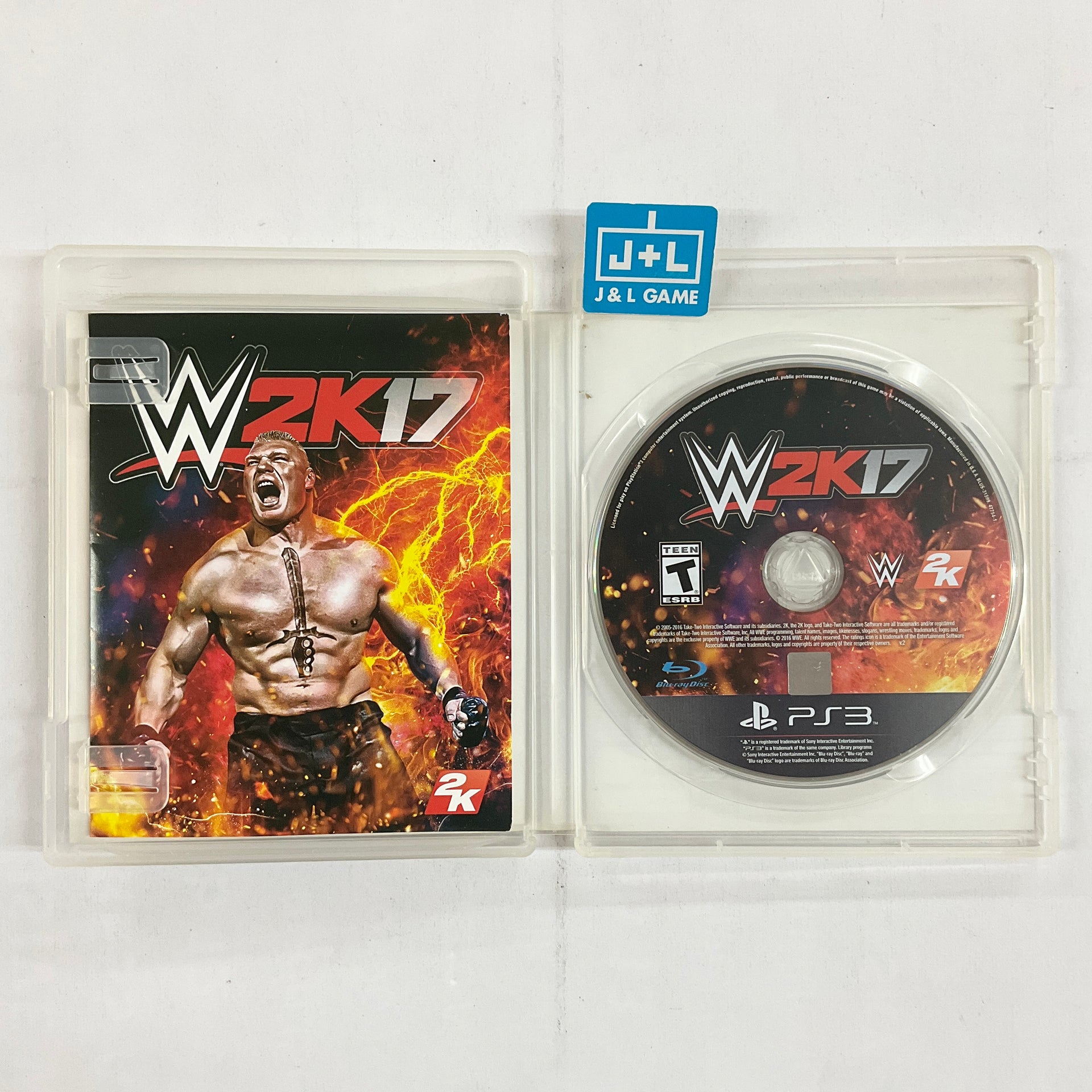 WWE 2K17 - (PS3) PlayStation 3 [Pre-Owned] | J&L Game