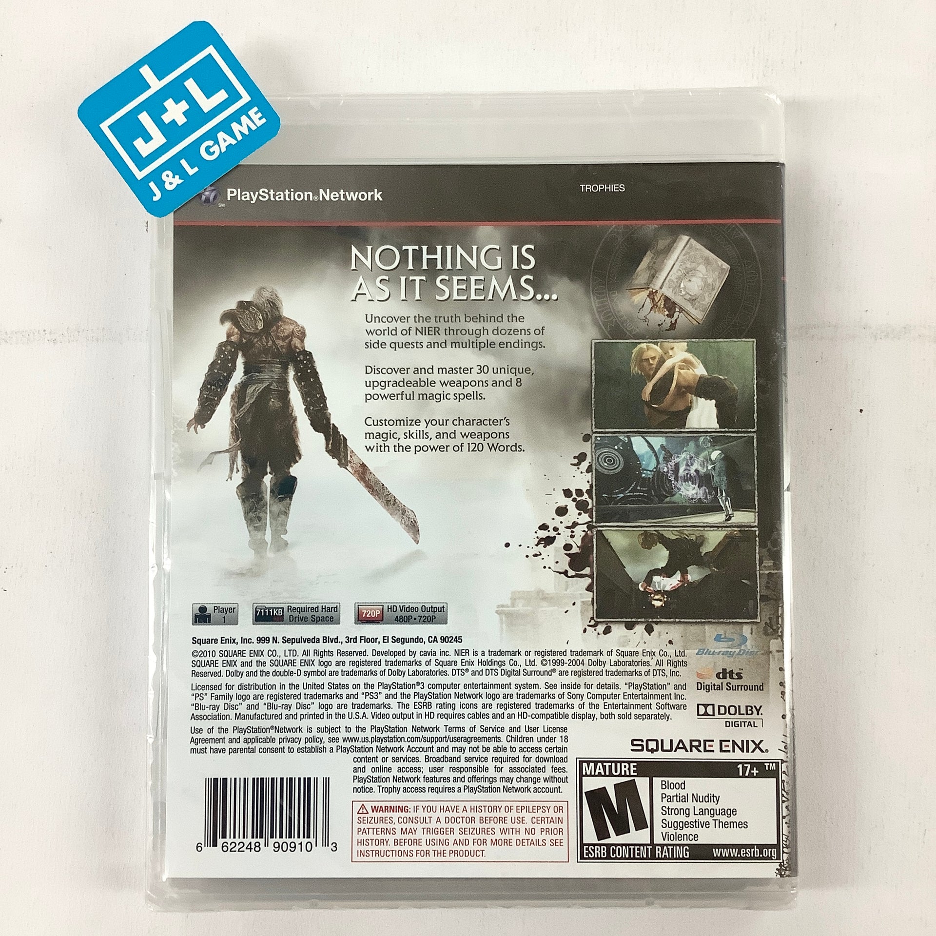 NIER - (PS3) PlayStation 3 | J&L Game