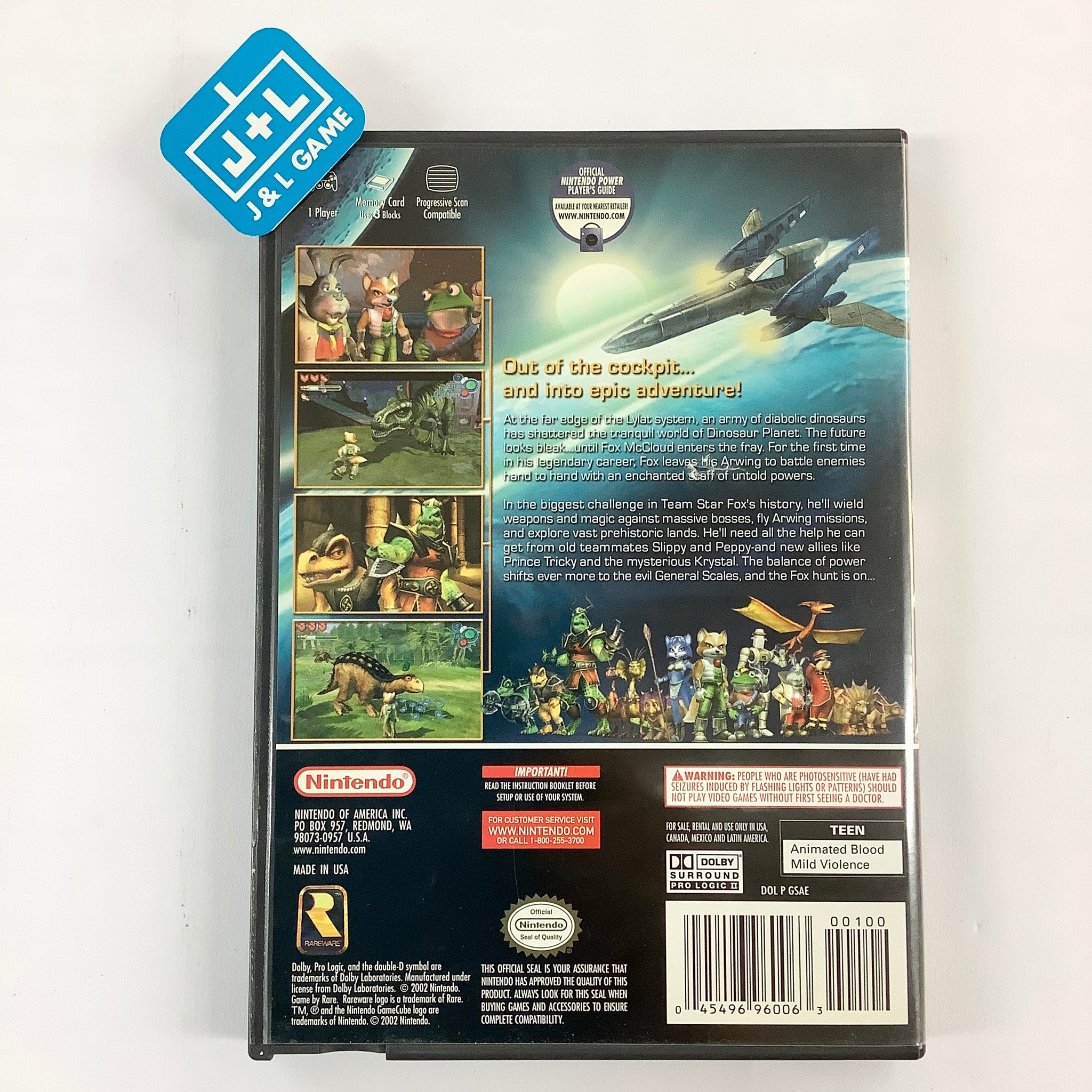 Star Fox Adventures - (GC) GameCube [Pre-Owned] – J&L Video Games New ...