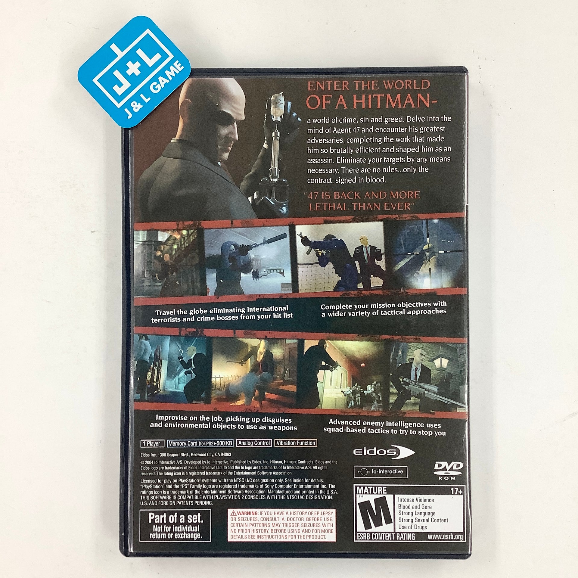 Hitman Trilogy - (PS2) PlayStation 2 [Pre-Owned] | J&L Game
