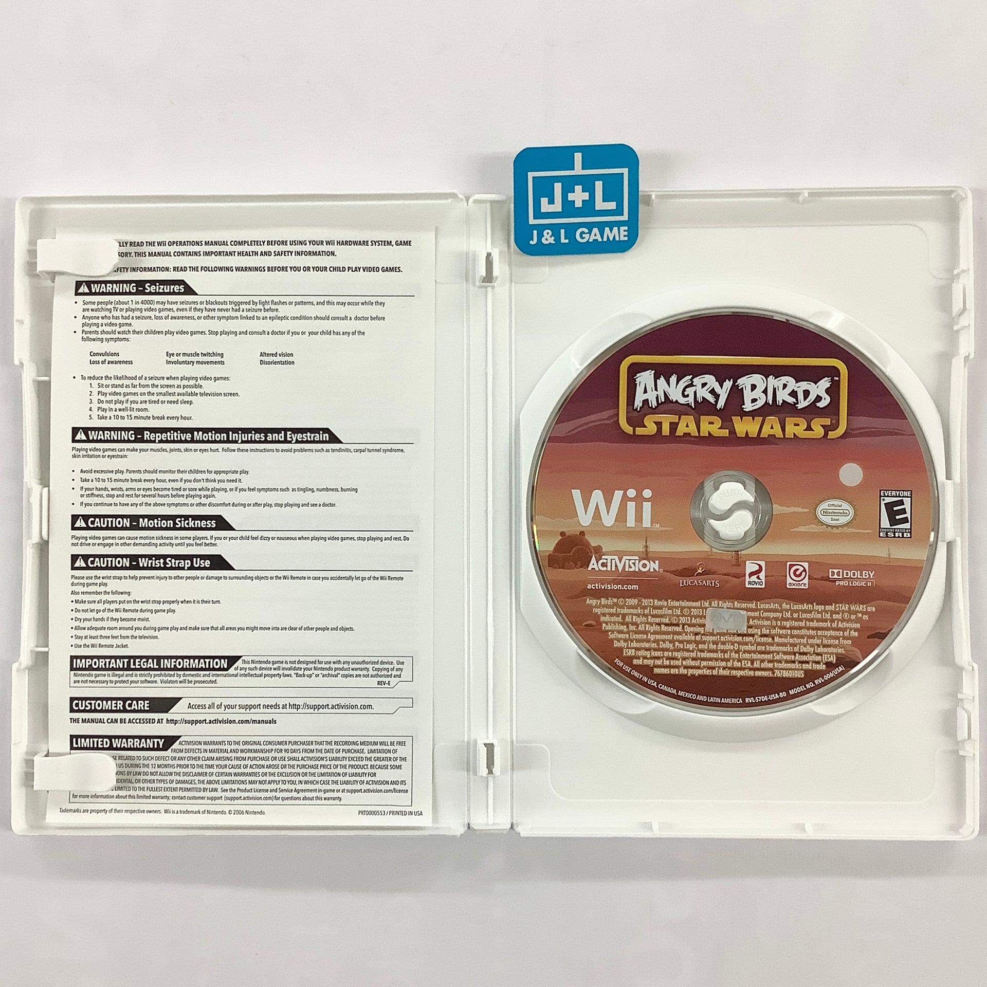 Angry Birds Star Wars - Nintendo Wii [Pre-Owned] | J&L Game