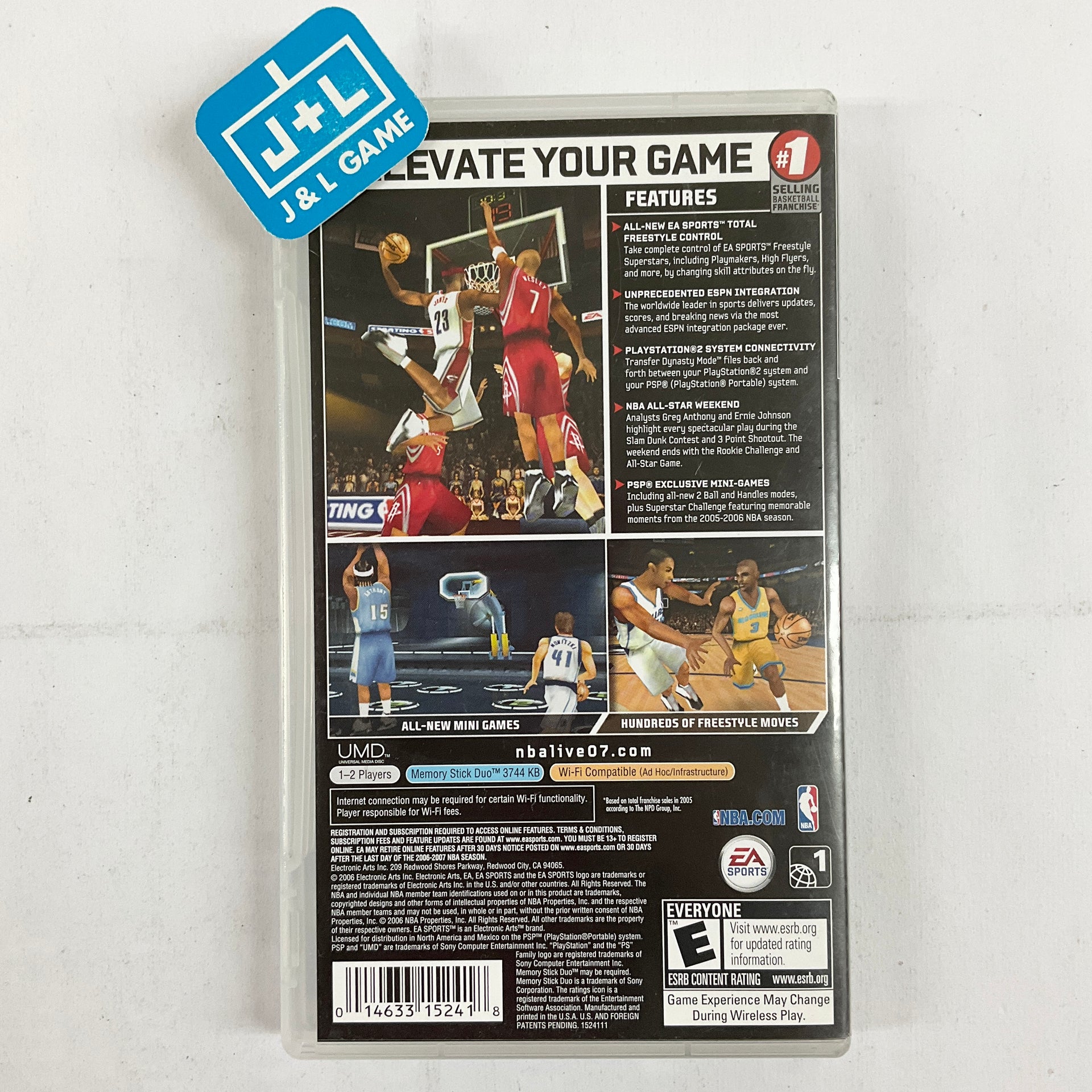 NBA Live 07 - Sony PSP [Pre-Owned] | J&L Game