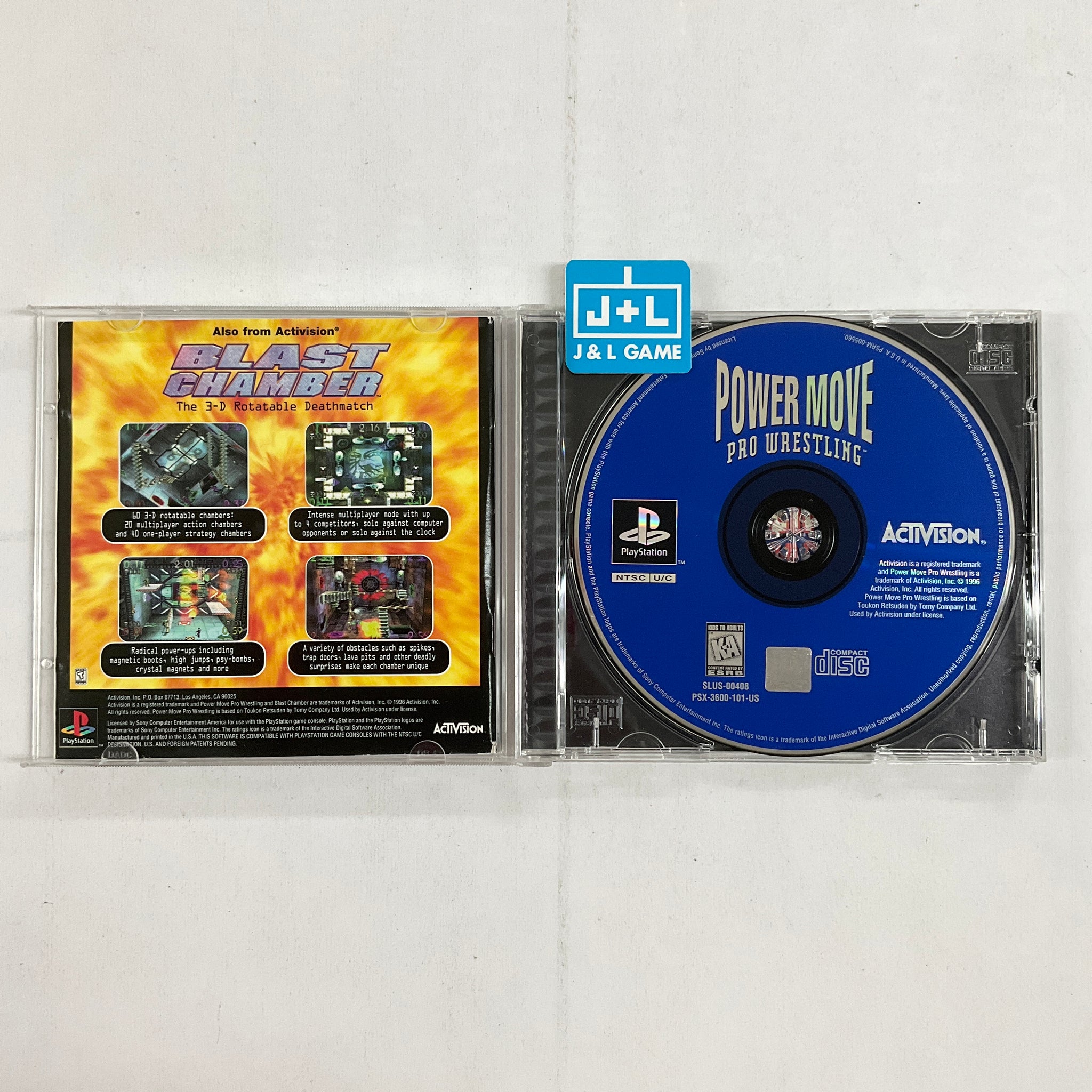 Power Move Pro Wrestling - (PS1) PlayStation 1 [Pre-Owned] – J&L Video Games New York City