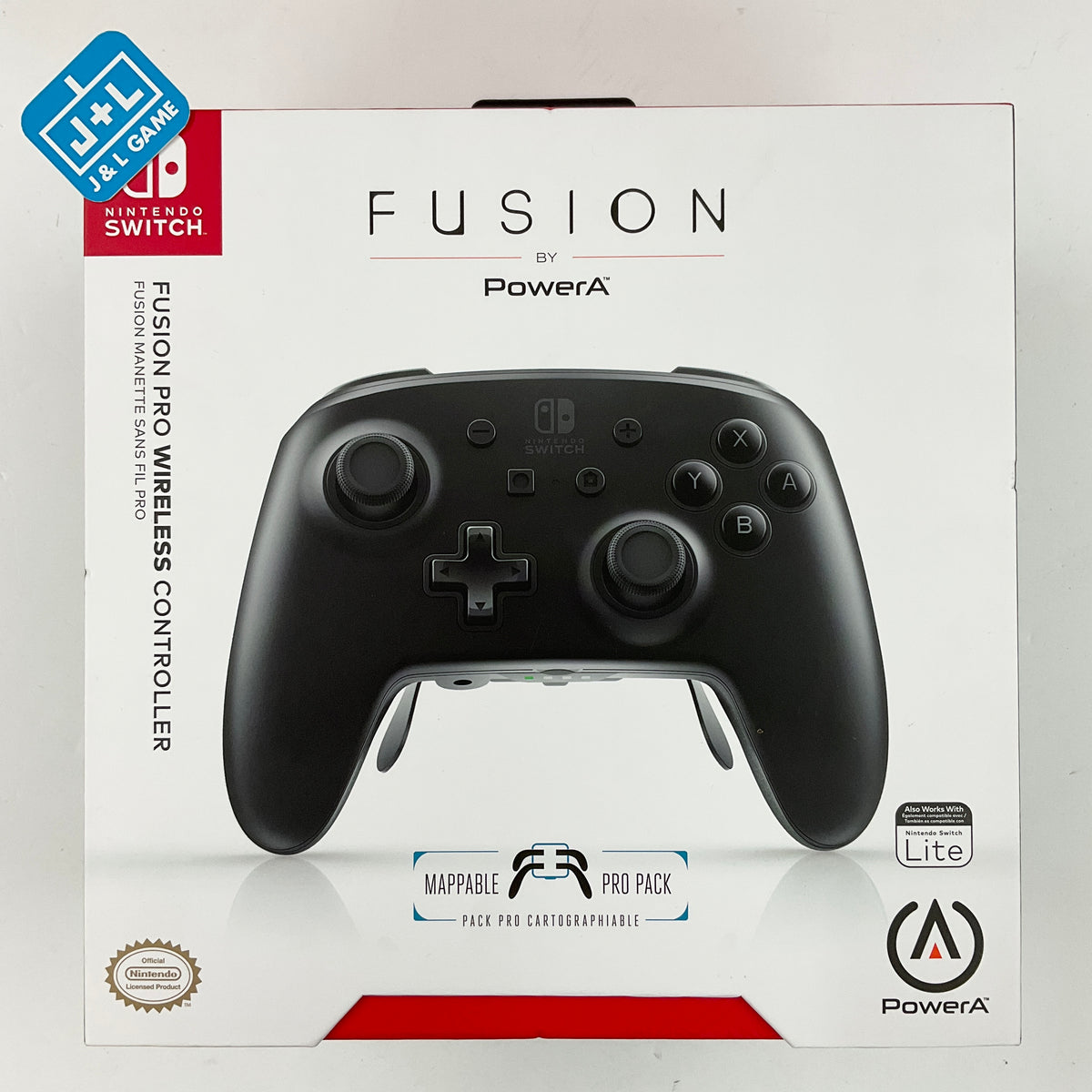 PowerA Fusion Pro Wireless Controller (White/Black) - (NSW) Nintendo S ...