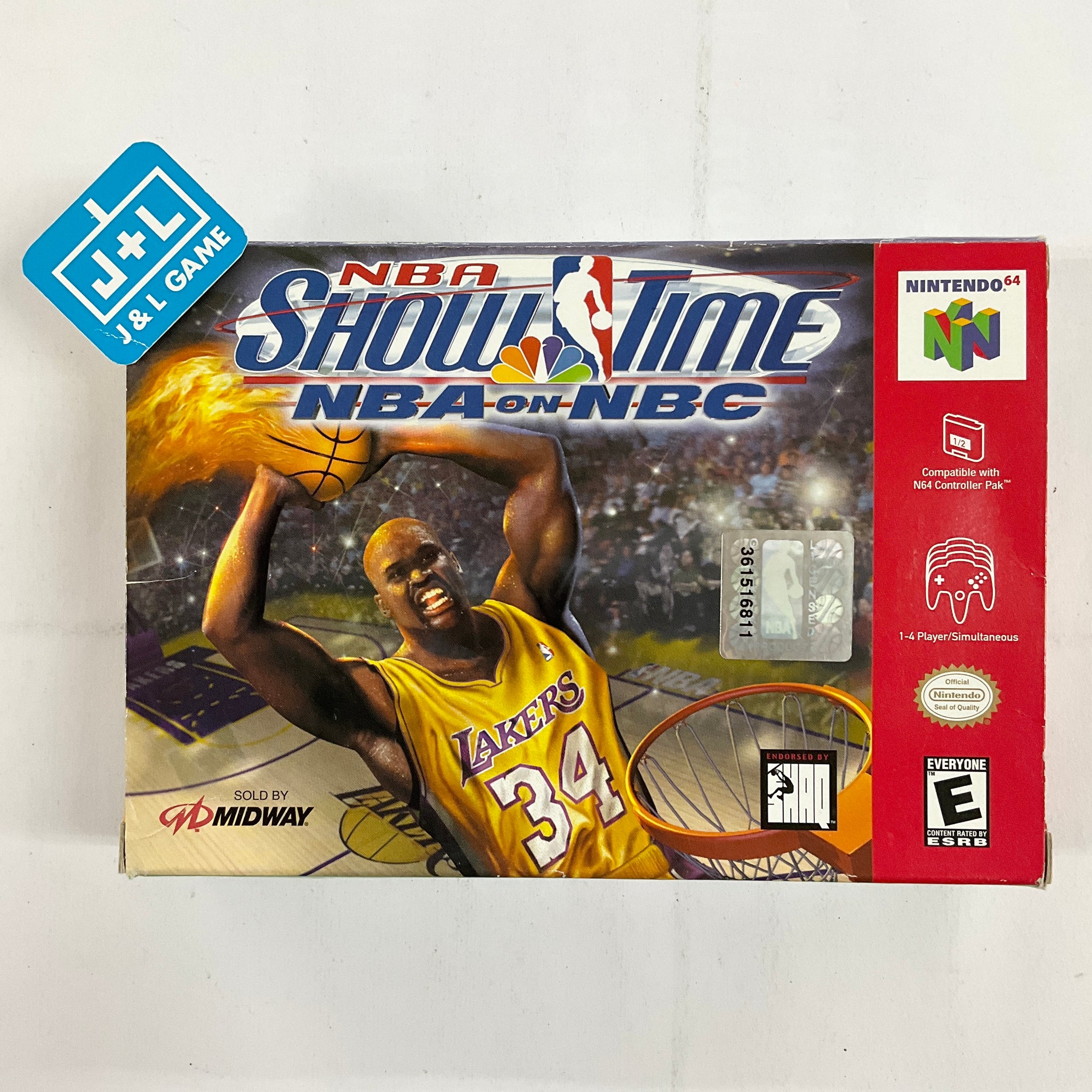 NBA Showtime: NBA on NBC - (N64) Nintendo 64 [Pre-Owned] – J&L Video ...