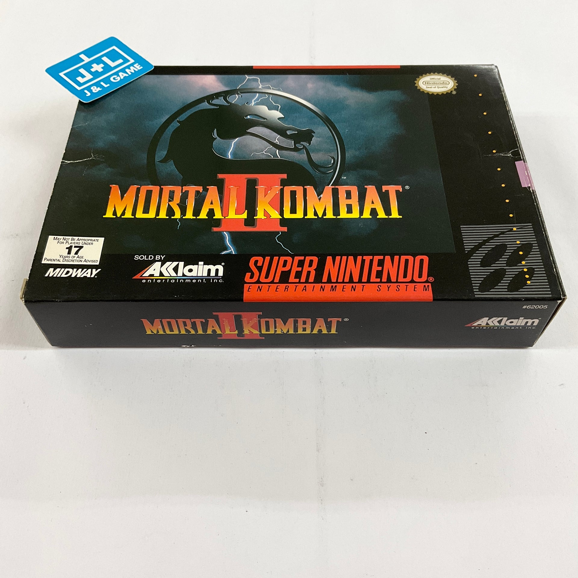 Mortal Kombat II - (SNES) Super Nintendo [Pre-Owned] | J&L Game