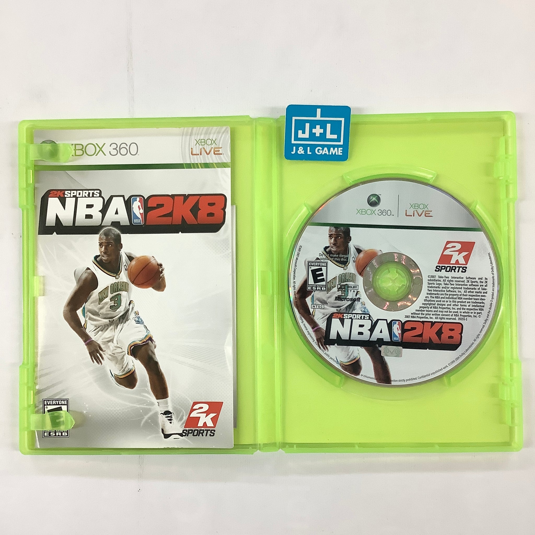 NBA 2K8 - XBox 360 [Pre-Owned] – J&L Video Games New York City