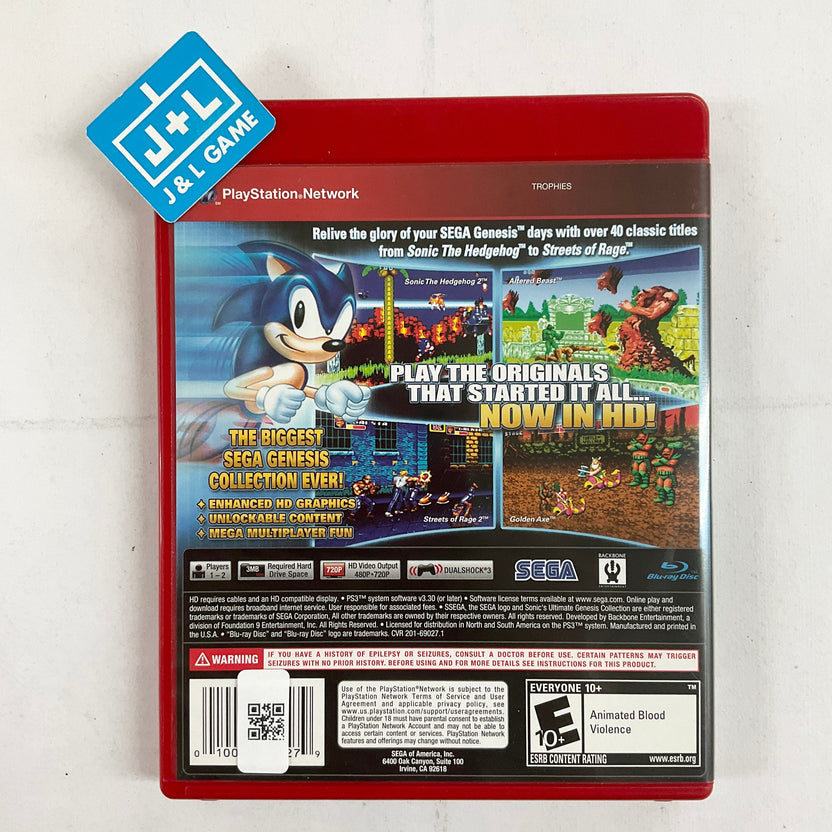 Sonic's Ultimate Genesis Collection (Greatest Hits) - (PS3) PlayStatio ...