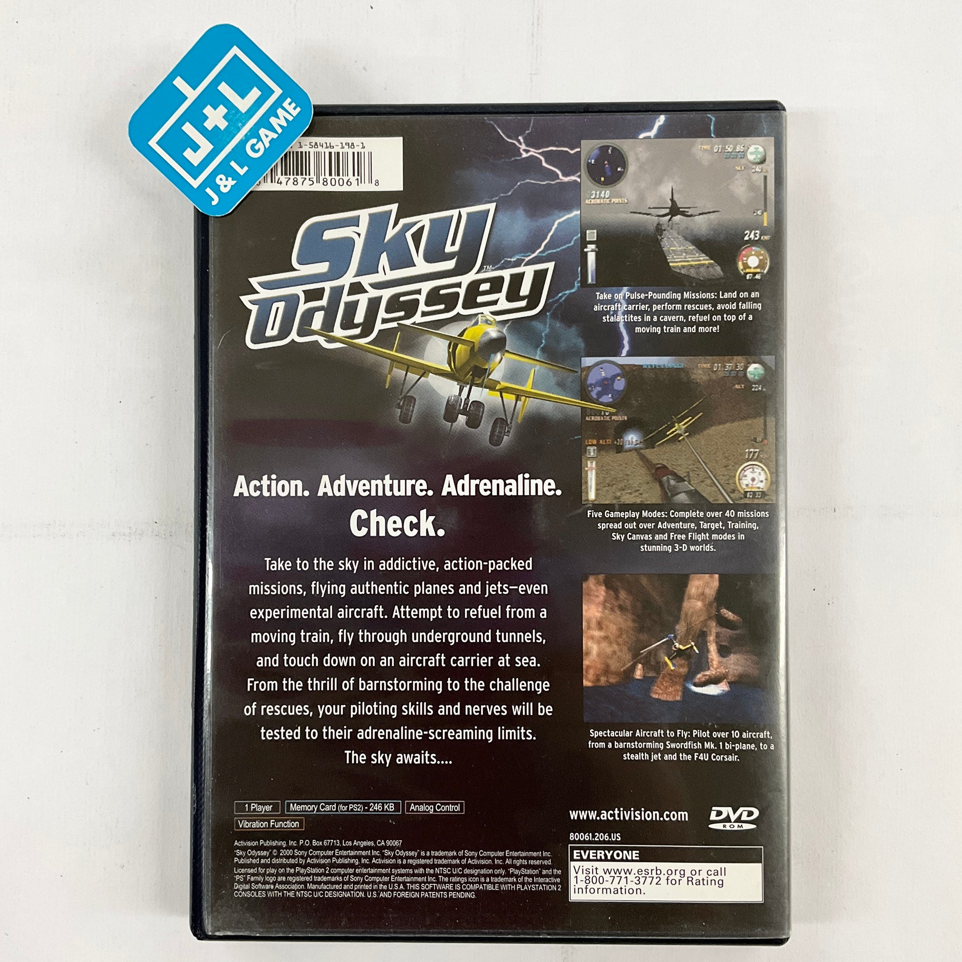 Sky Odyssey - (PS2) PlayStation 2 [Pre-Owned] | J&L Game