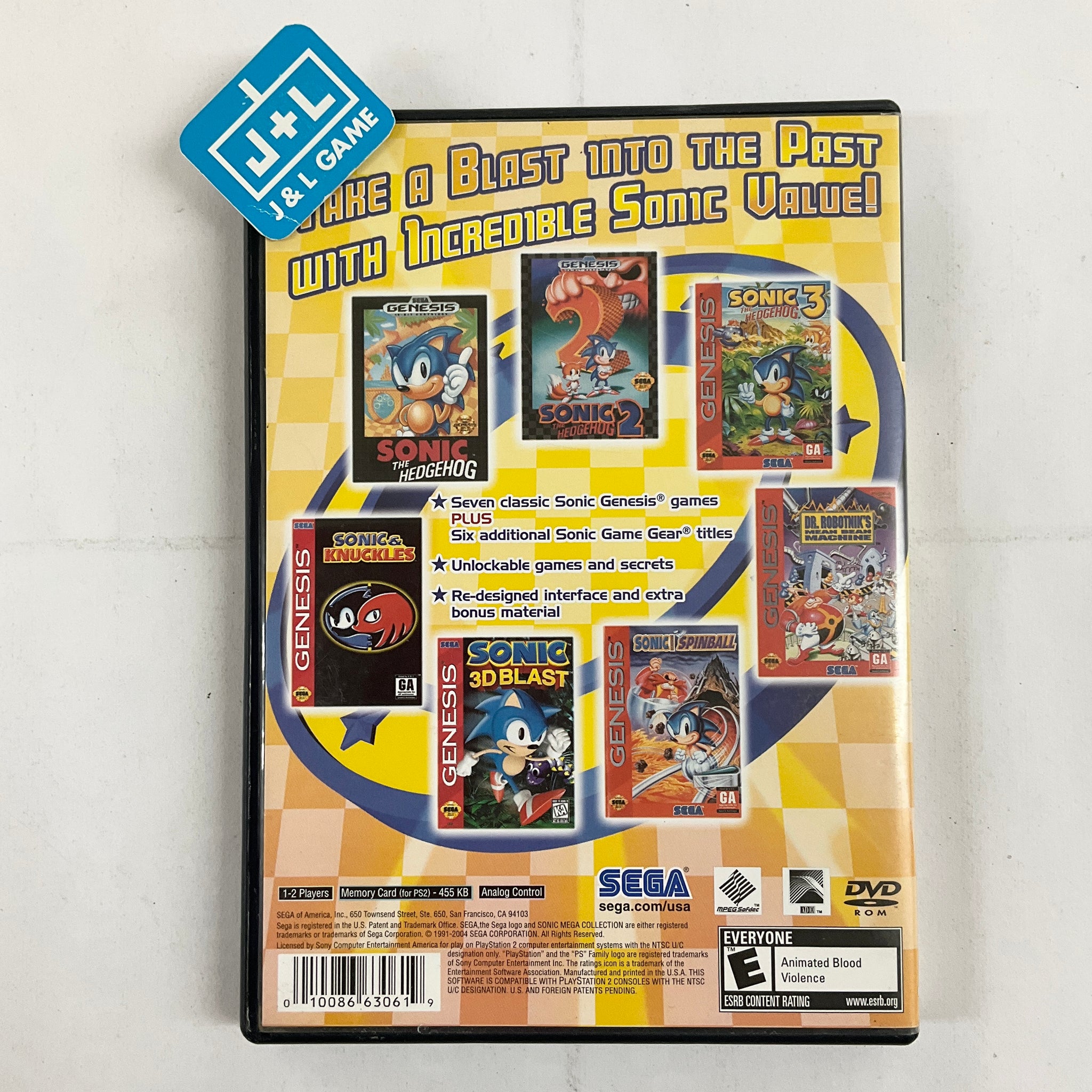 Sonic Mega Collection Plus - (PS2) PlayStation 2 [Pre-Owned] – J&L ...