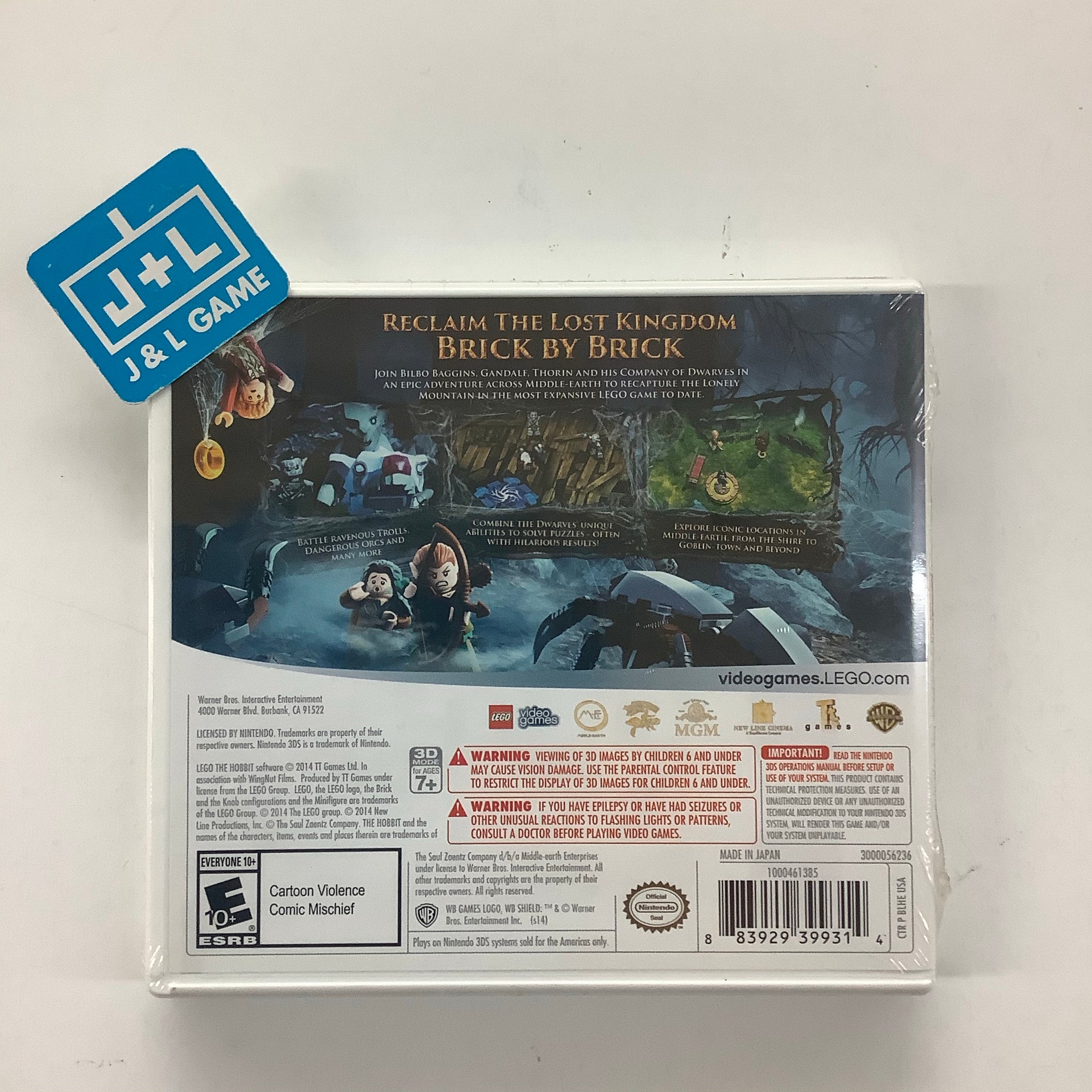 LEGO The Hobbit - Nintendo 3DS | J&L Game