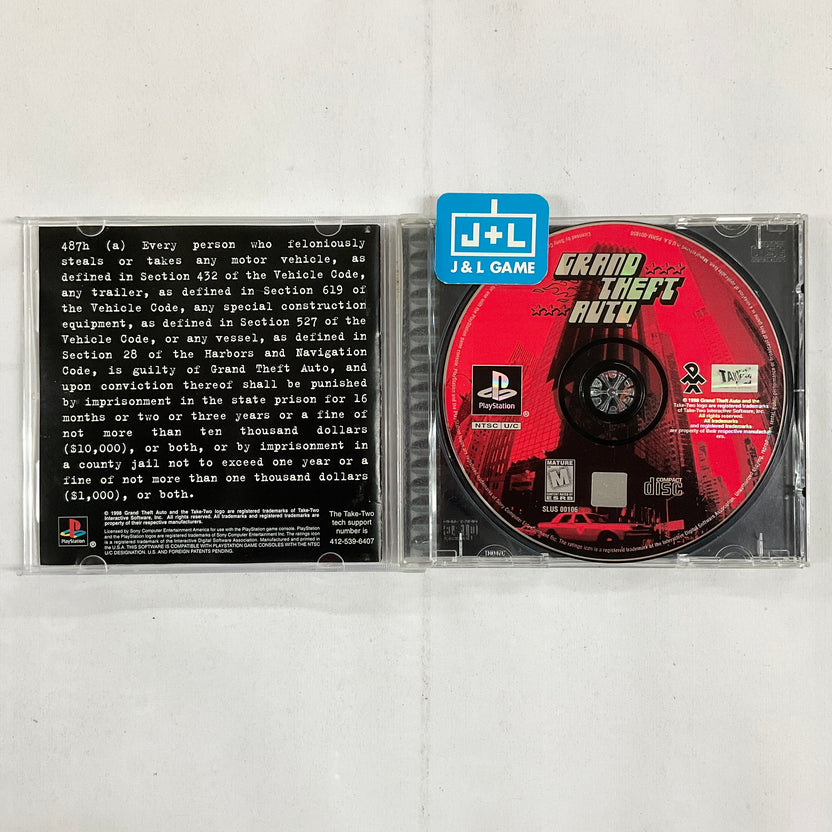 Grand Theft Auto - (PS1) PlayStation 1 [Pre-Owned] | J&L Game