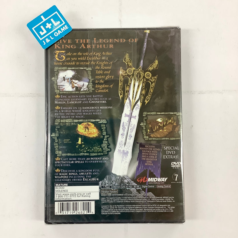 Legion: The Legend of Excalibur - (PS2) PlayStation 2 | J&L Game