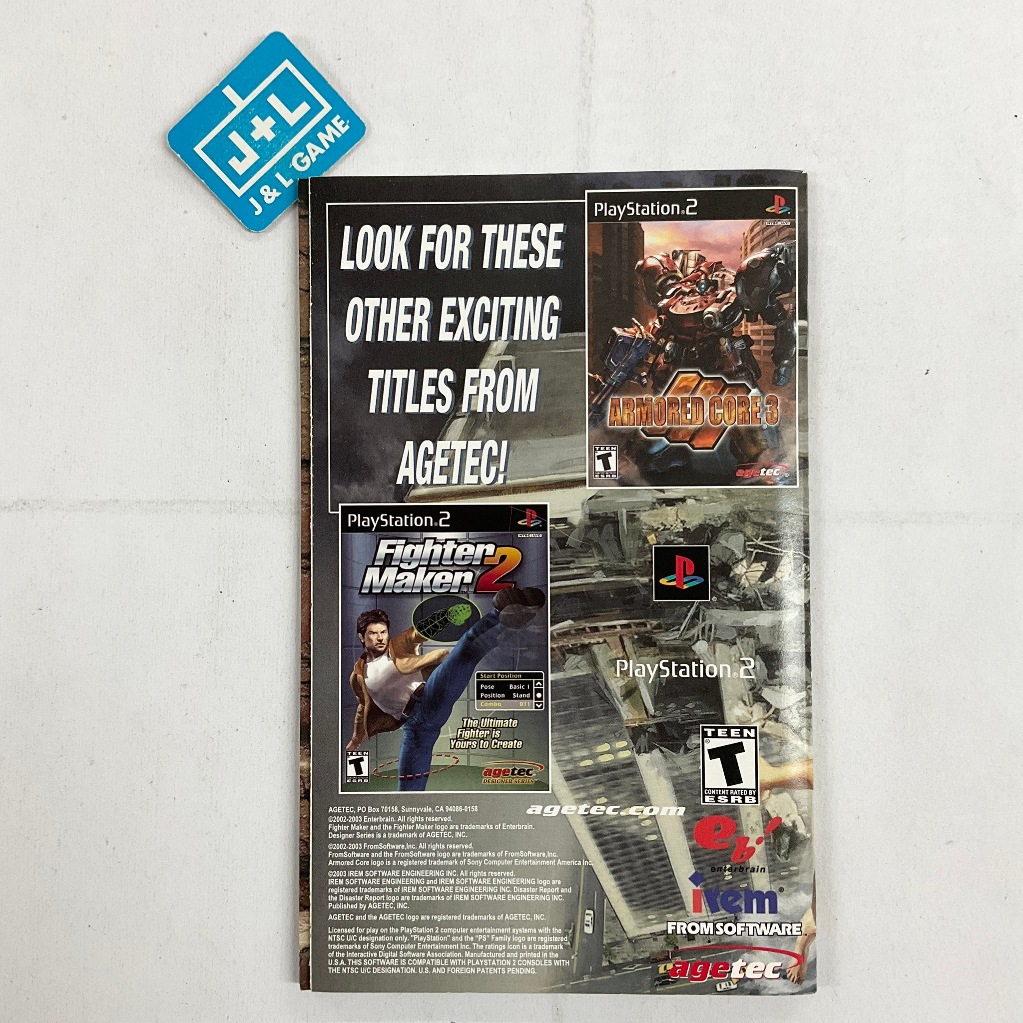 Disaster Report - (PS2) PlayStation 2 [Pre-Owned] – J&L Video Games New ...