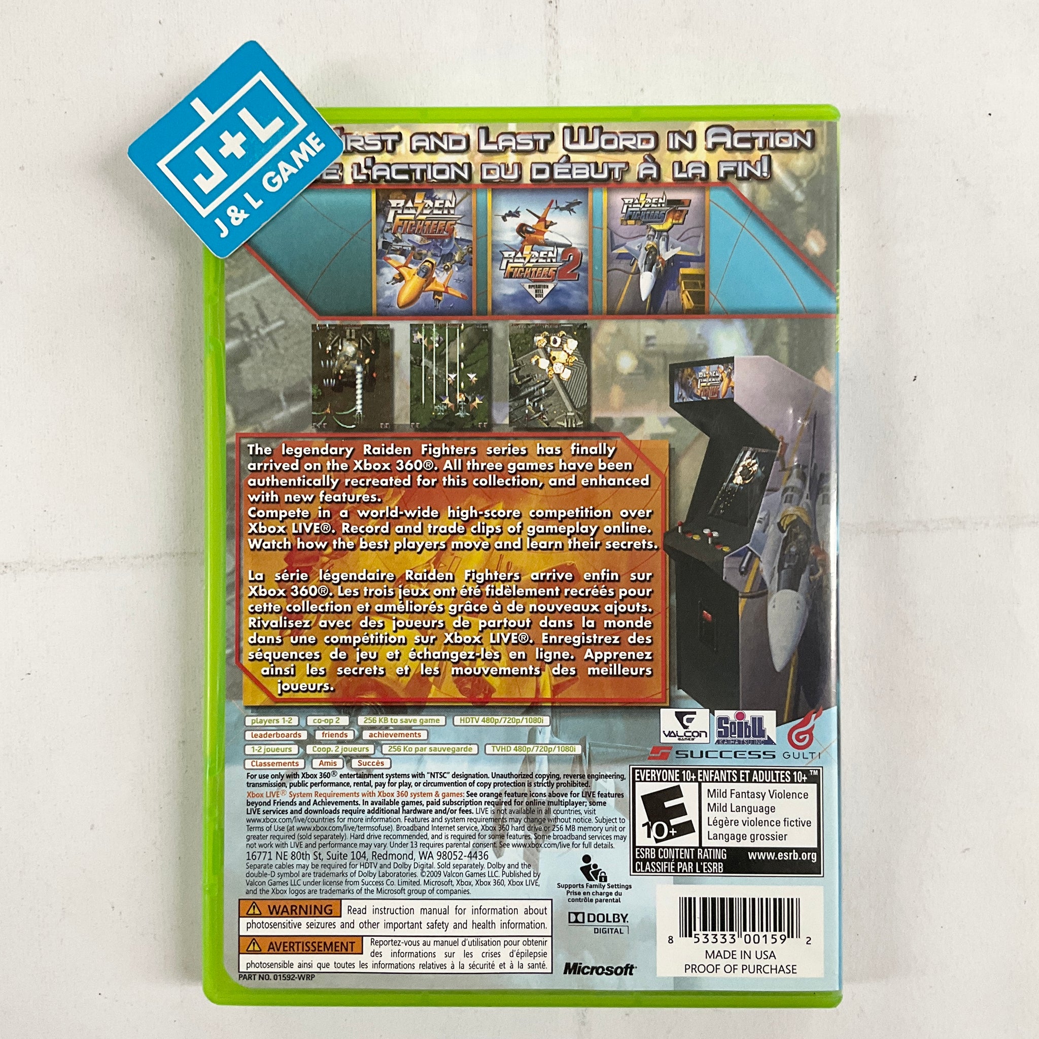 Raiden Fighters Aces - Xbox 360 [Pre-Owned] – J&L Video Games New York City