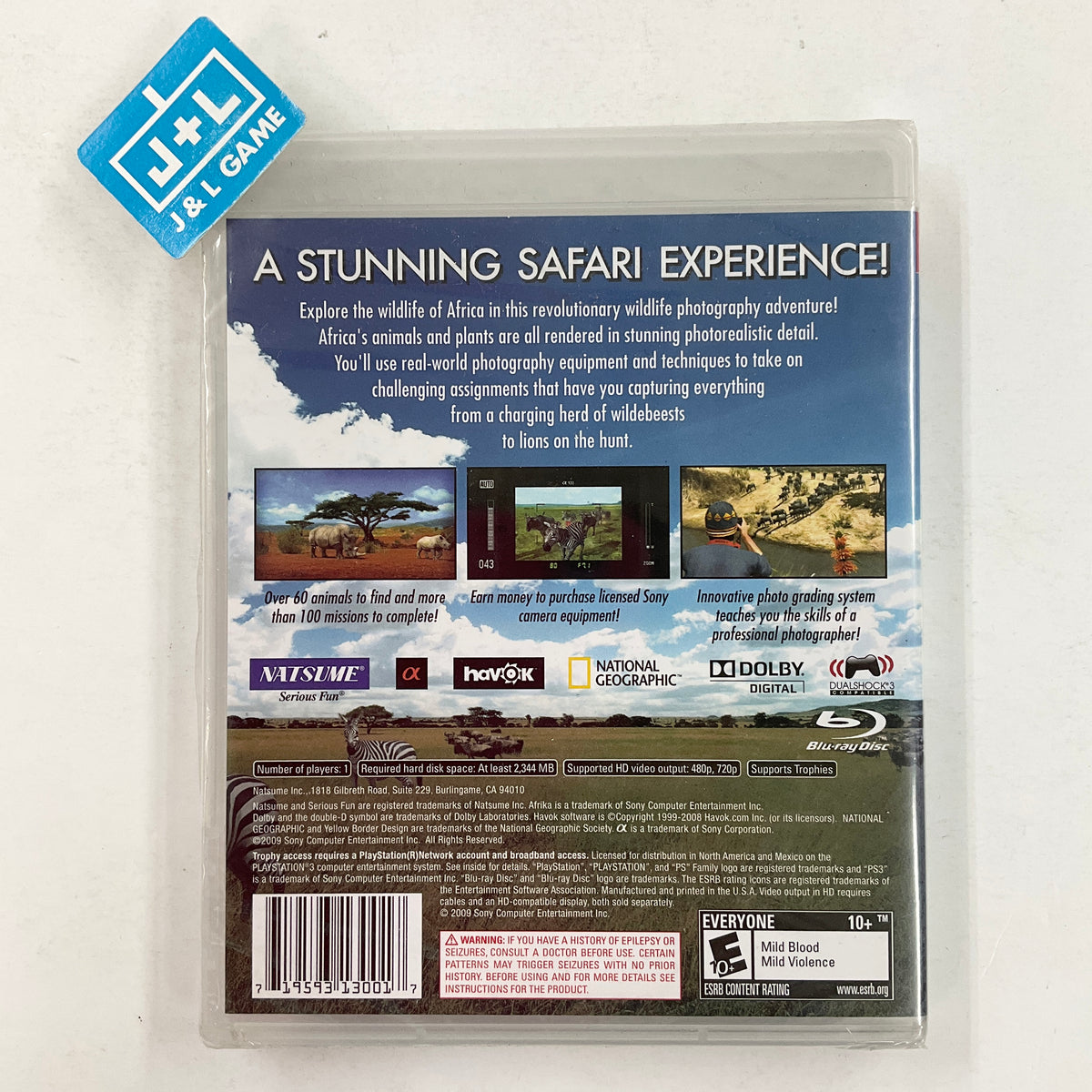 Afrika - (PS3) PlayStation 3 | J&L Game