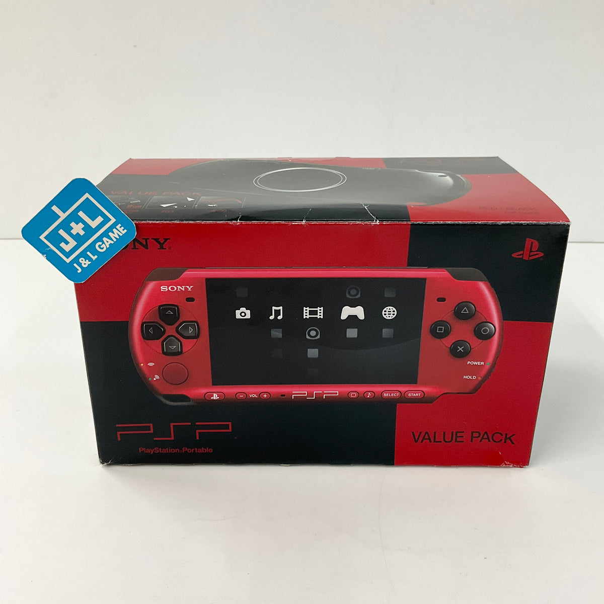 Sony PlayStation Portable 3000 Console Value Pack (Red/Black) - Sony P ...