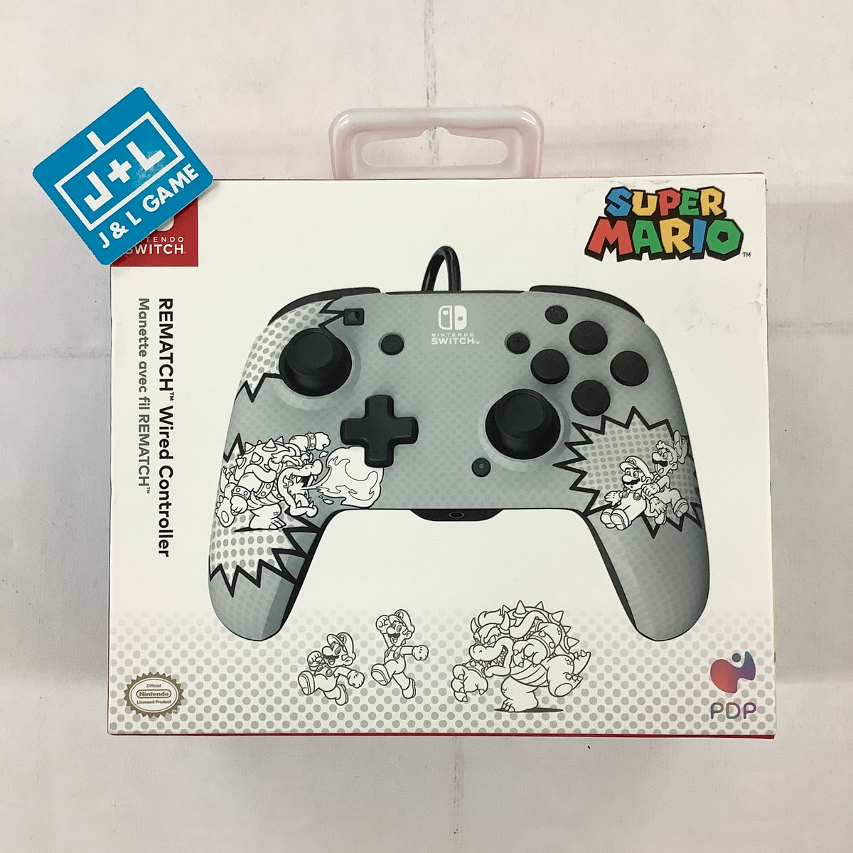 PDP REMATCH Wired Controller (Comic Attack) - (NSW) Nintendo Switch | J ...