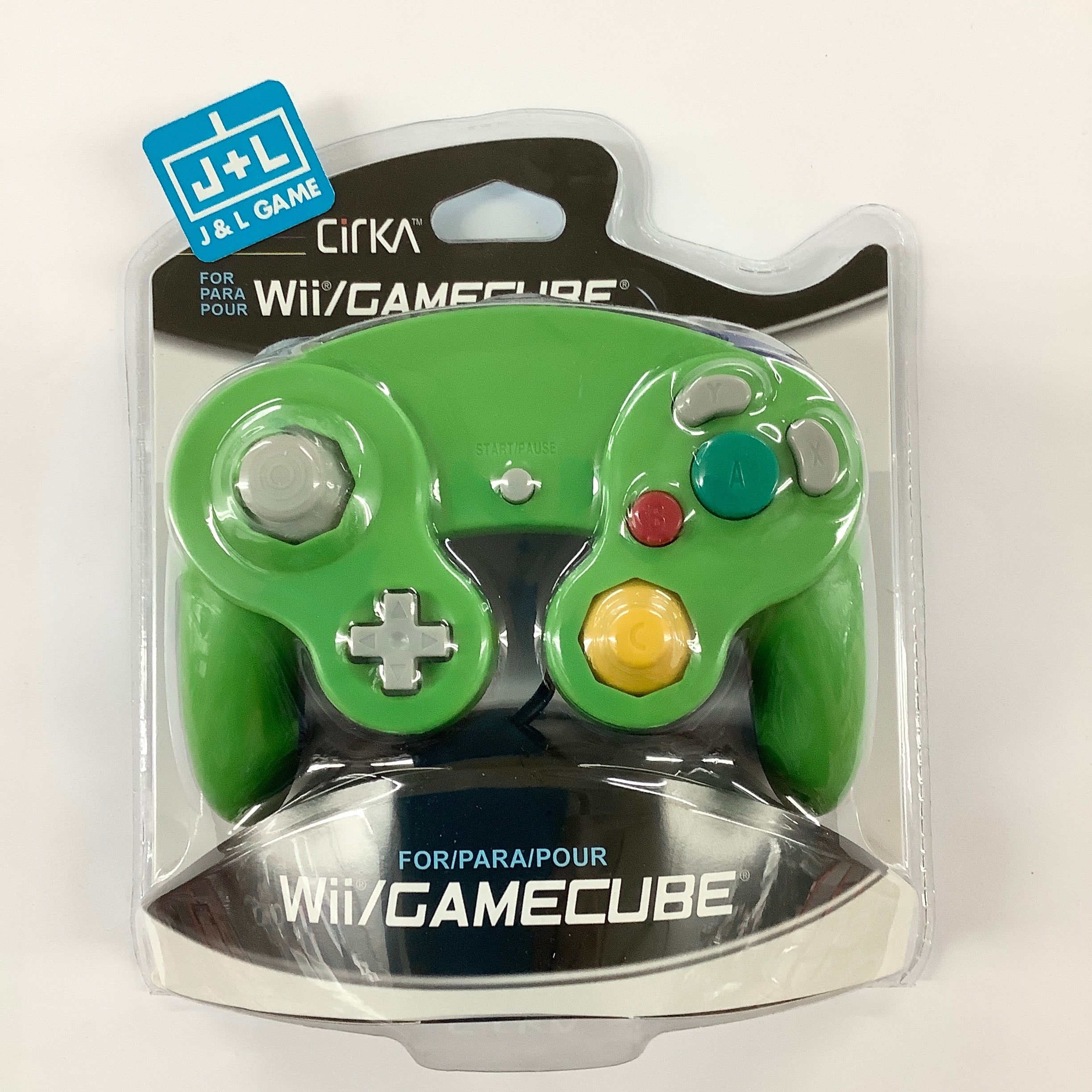 CirKa GameCube/Wii Wired Controller (Green/Blue) - (GC) GameCube | J&L Game