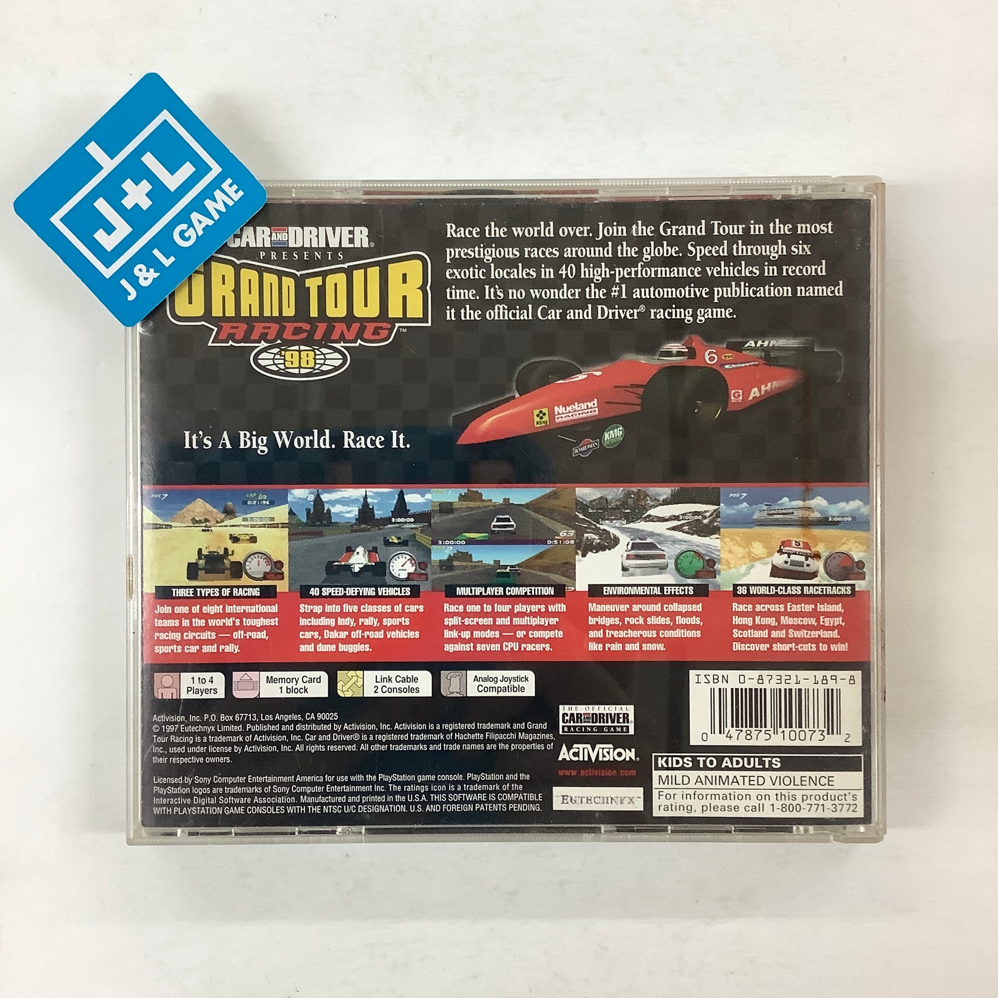 Car and Driver Presents: Grand Tour Racing '98 - (PS1) PlayStation 1 ...