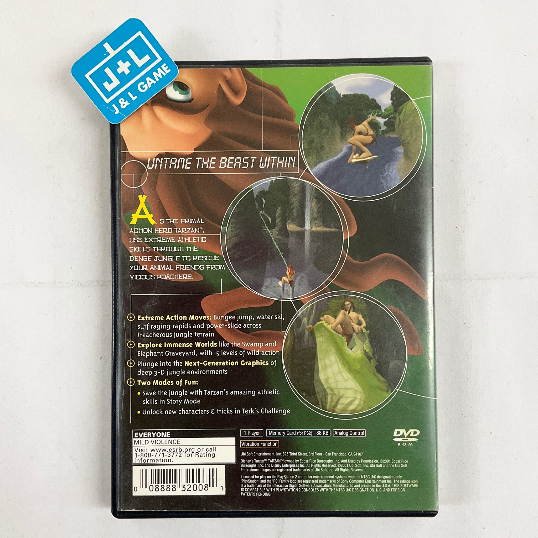 Tarzan Untamed - (PS2) PlayStation 2 [Pre-Owned] – J&L Video Games New ...
