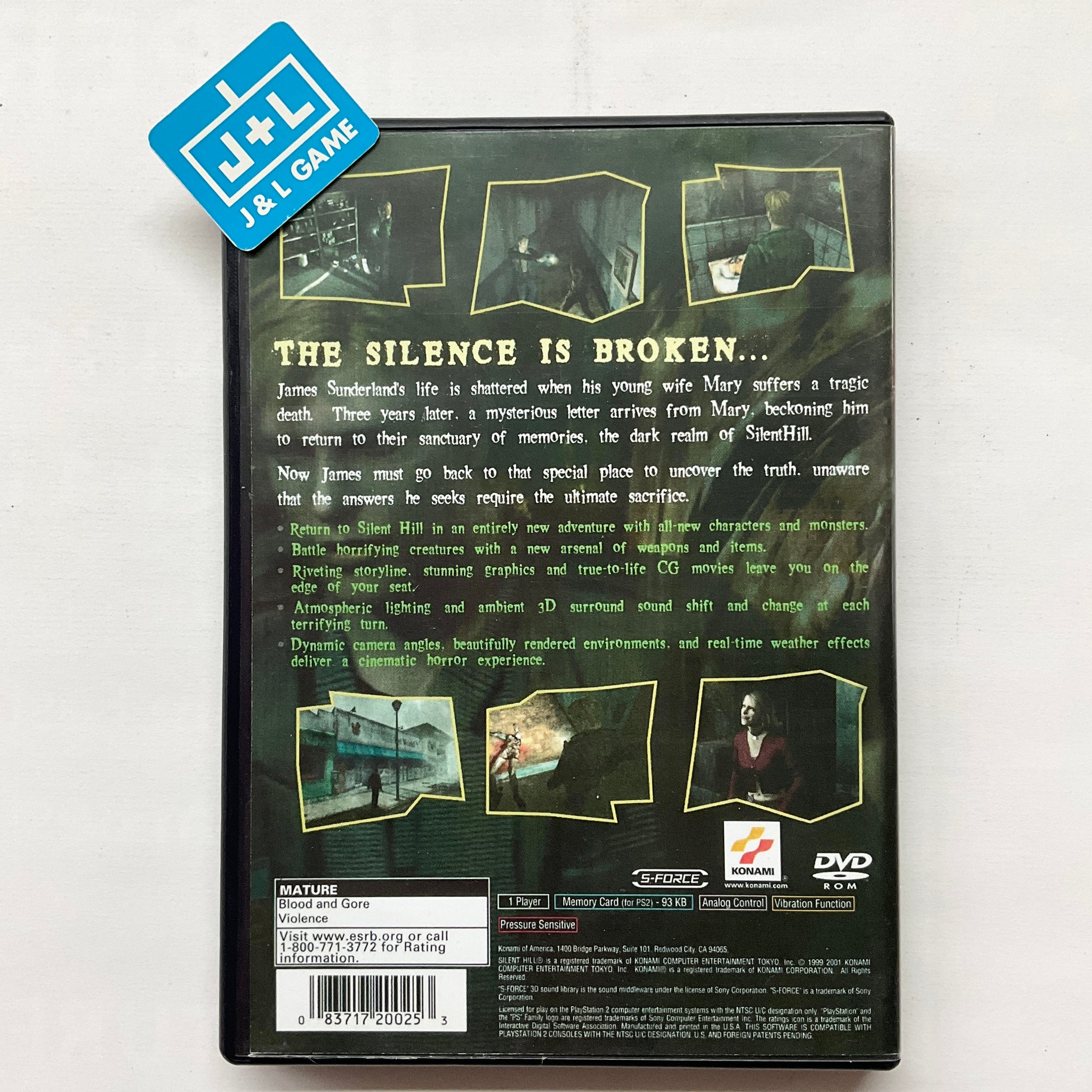 Silent Hill 2 - (PS2) PlayStation 2 [Pre-Owned] – J&L Video Games New ...