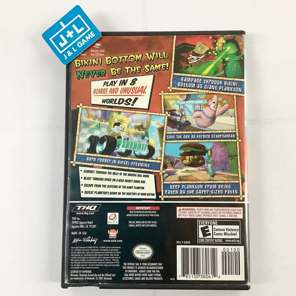 SpongeBob SquarePants: Creature from the Krusty Krab - (GC) GameCube ...