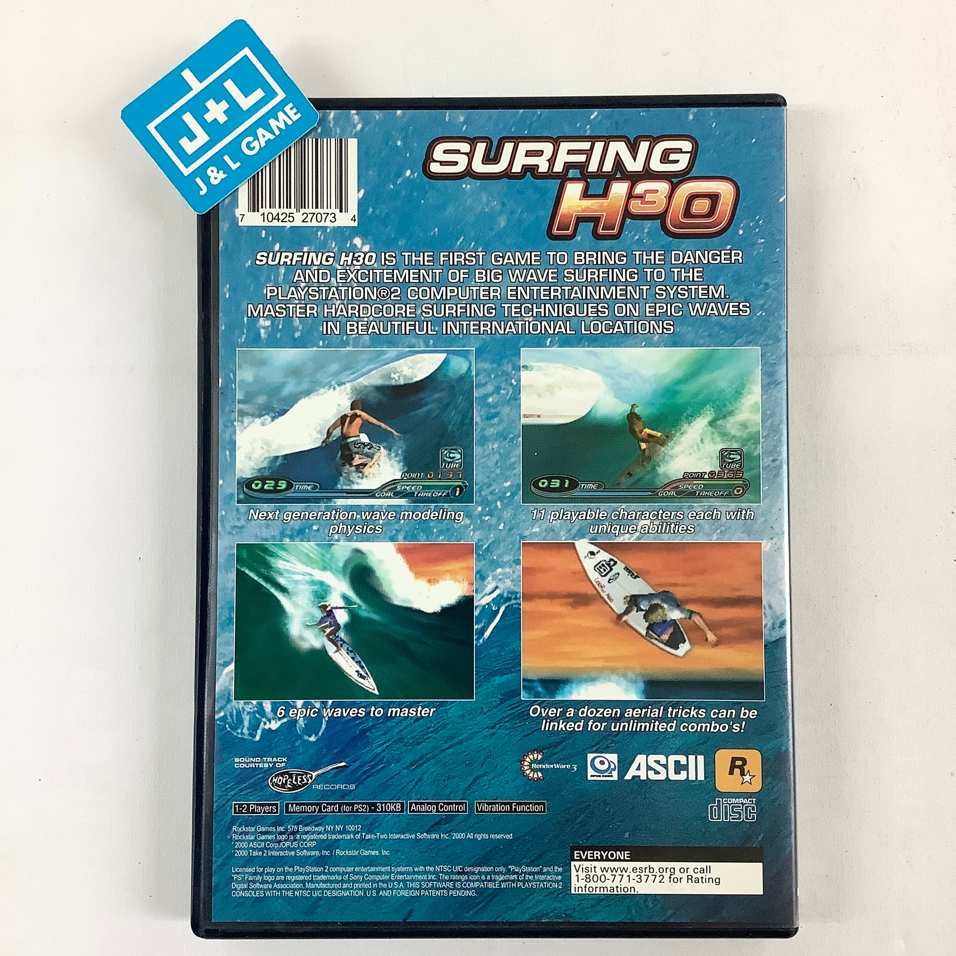 Surfing H3O - (PS2) PlayStation 2 [Pre-Owned] | J&L Game