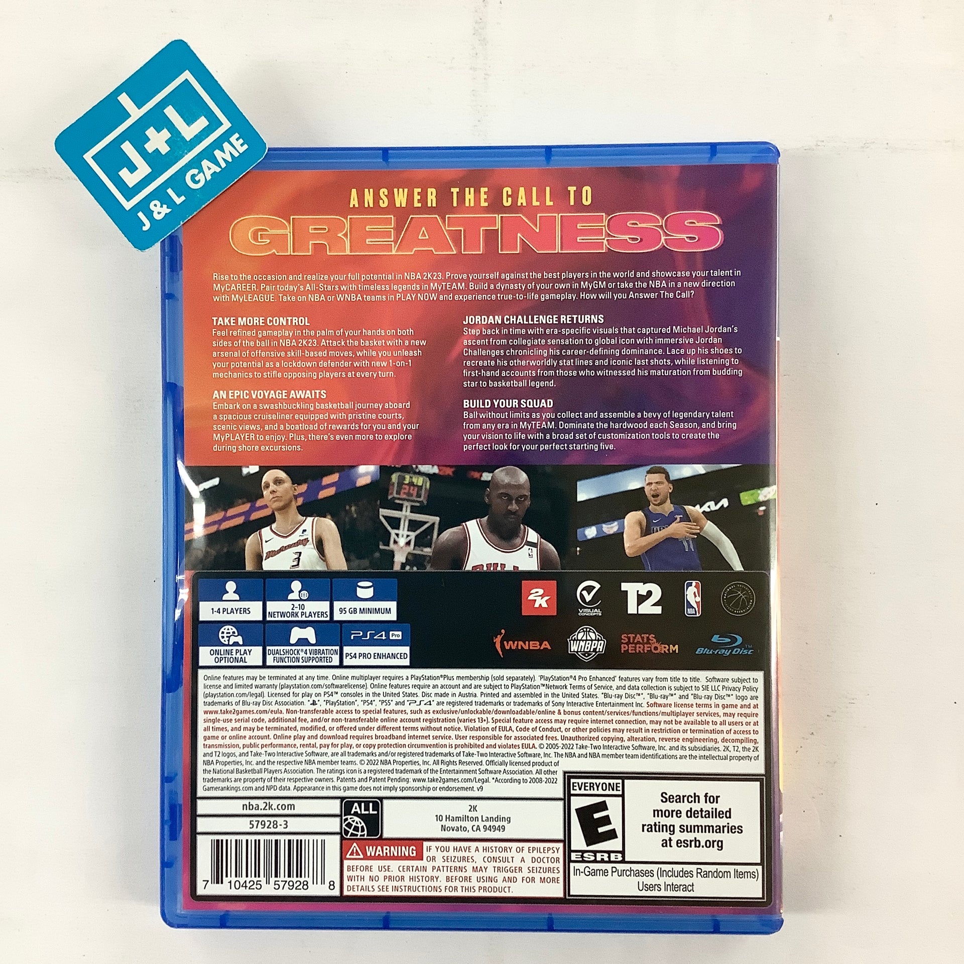 NBA 2K23 - (PS4) PlayStation 4 [UNBOXING] | J&L Game