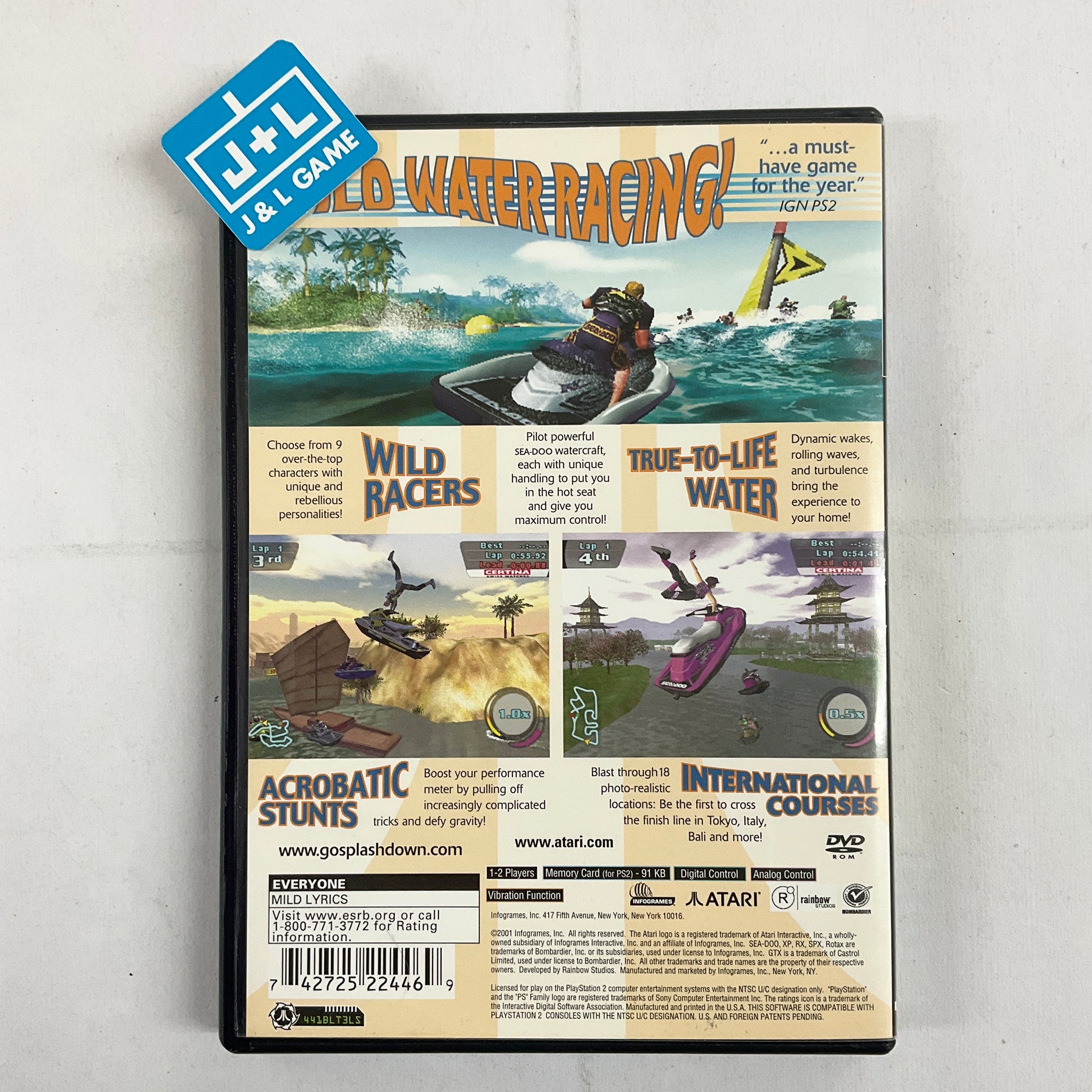 Splashdown - (PS2) PlayStation 2 [Pre-Owned] – J&L Video Games New York ...