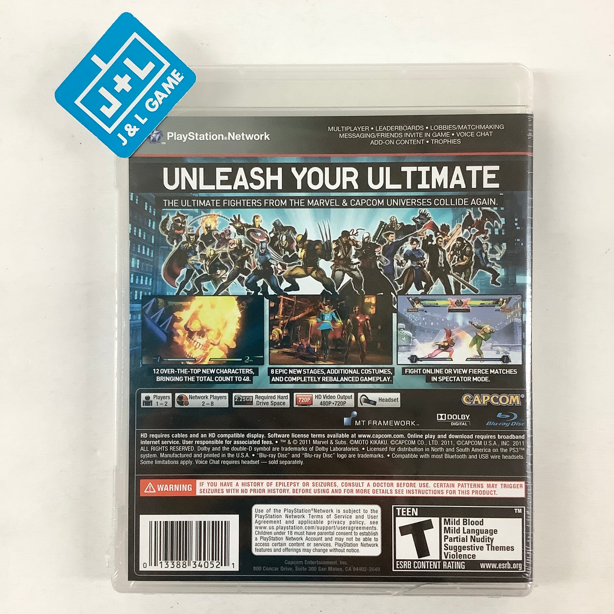 Ultimate Marvel vs. Capcom 3 - (PS3) PlayStation 3 | J&L Game