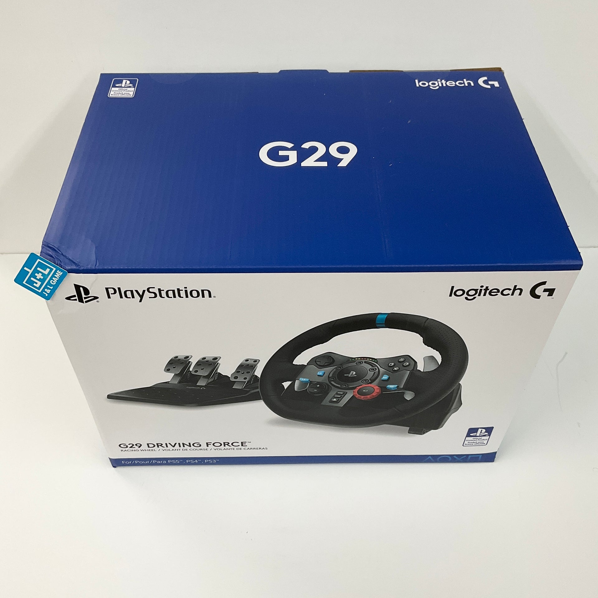 Logitech G29 Driving Force Racing Wheel with Pedals - (PS5) PlayStatio ...