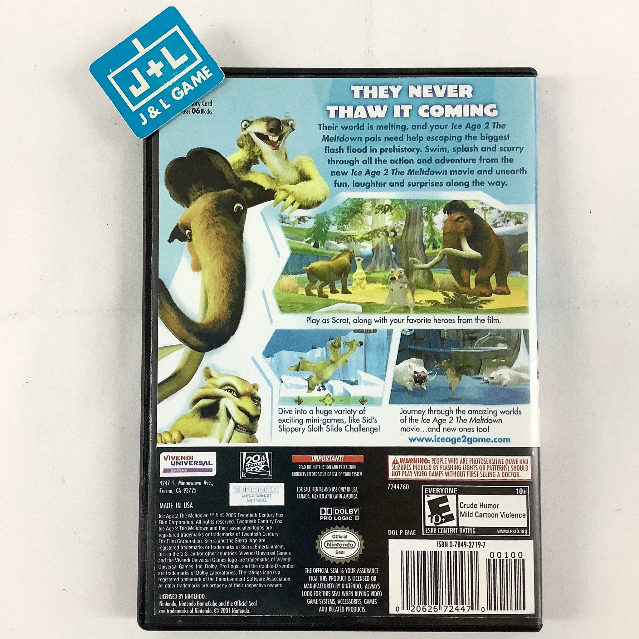 Ice Age 2: The Meltdown - (GC) GameCube [Pre-Owned] – J&L Video Games ...