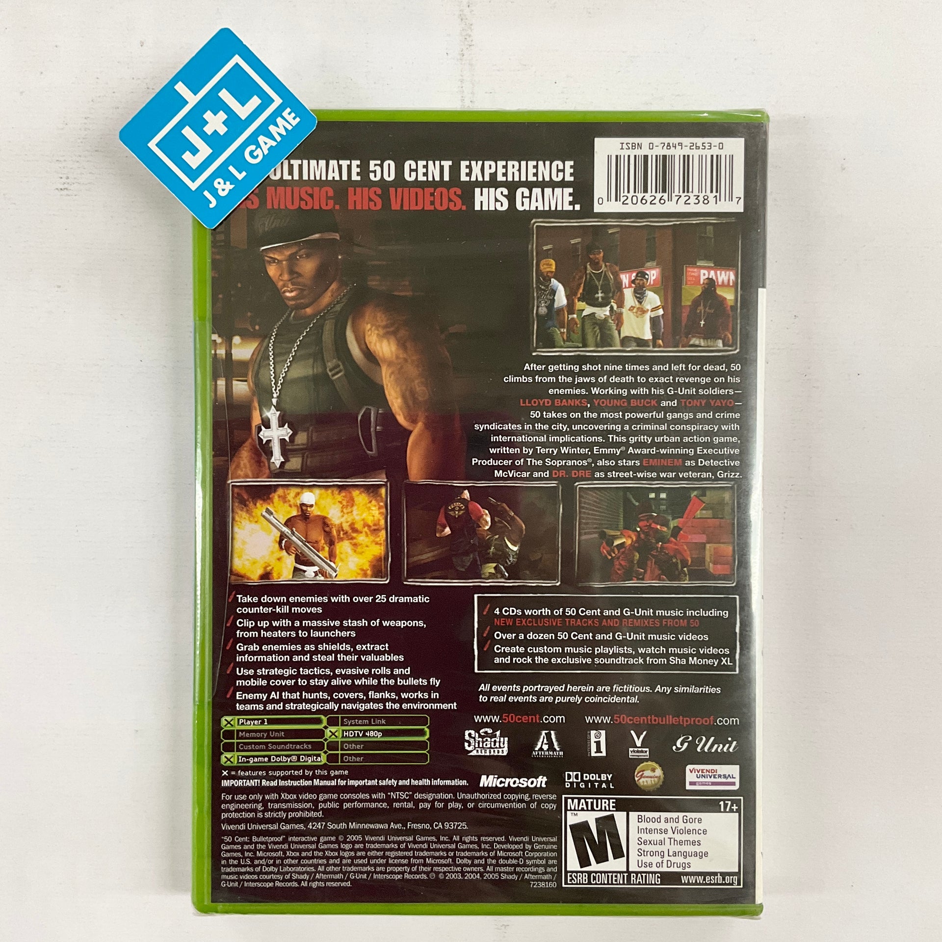 50 Cent: Bulletproof - (XB) Xbox | J&L Game