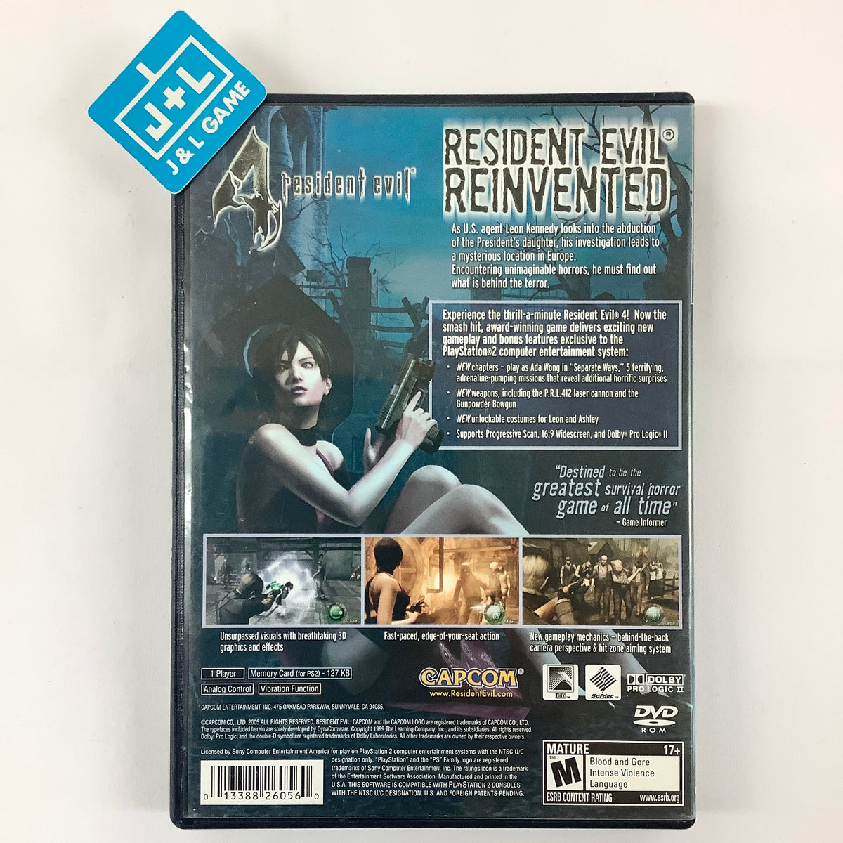 Resident Evil 4 - (PS2) PlayStation 2 [Pre-Owned] | J&L Game