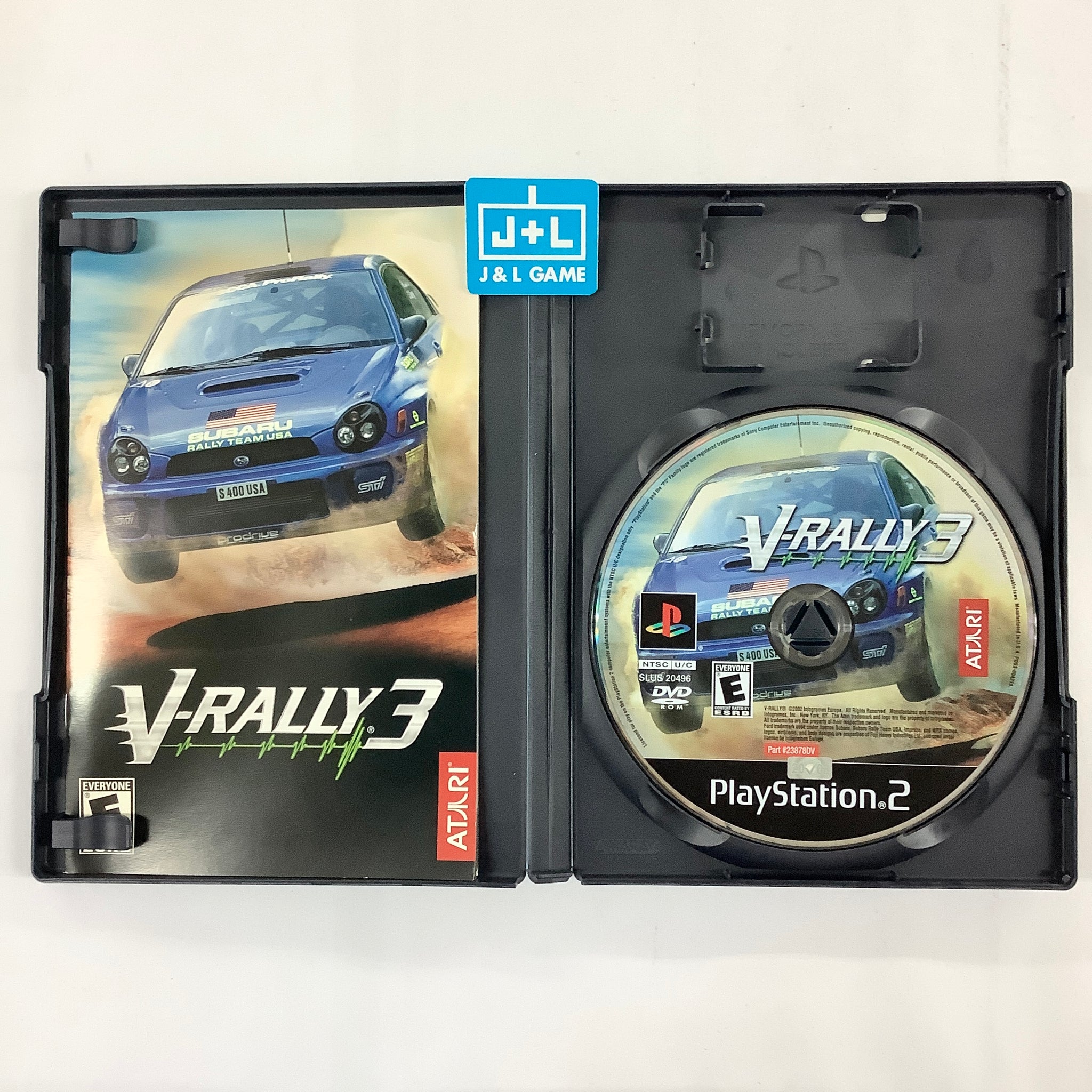 V-Rally 3 - (PS2) PlayStation 2 [Pre-Owned] – J&L Video Games New York City