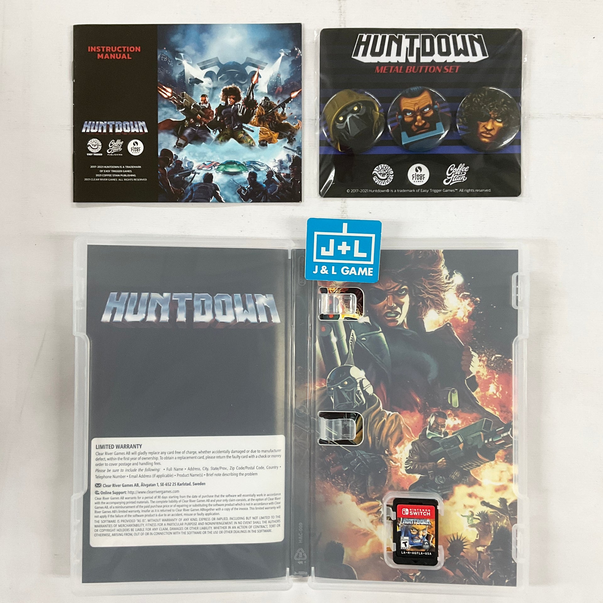 Huntdown - (NSW) Nintendo Switch [UNBOXING] | J&L Game