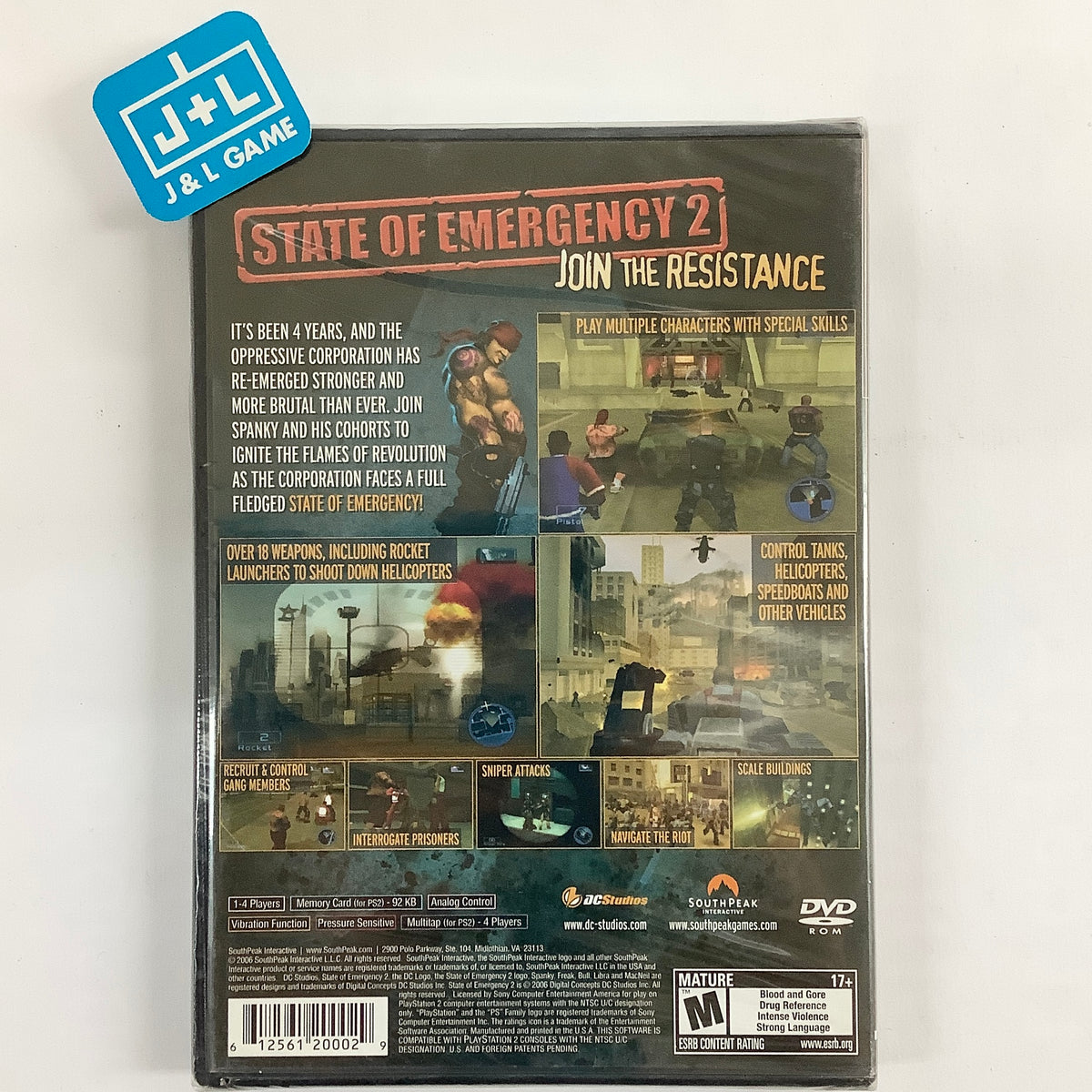 State of Emergency 2 - (PS2) PlayStation 2 | J&L Game
